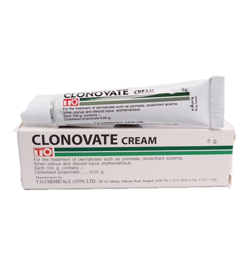Clonovate cream 0.05% T.O. (Tube/5g) - Buymed Thailand - ซื้อยาที่บายเม ...