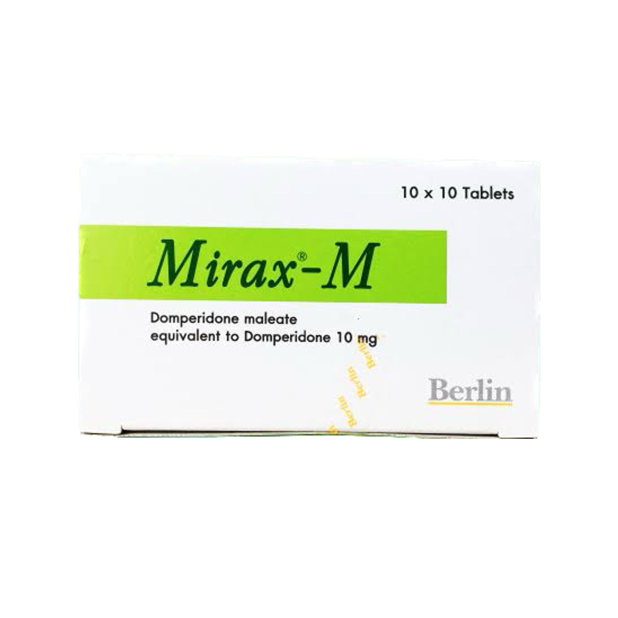 Mirax M 10mg BERLIN (Box/100s) - Buymed Thailand - ซื้อยาที่บายเมดถูกกว่า
