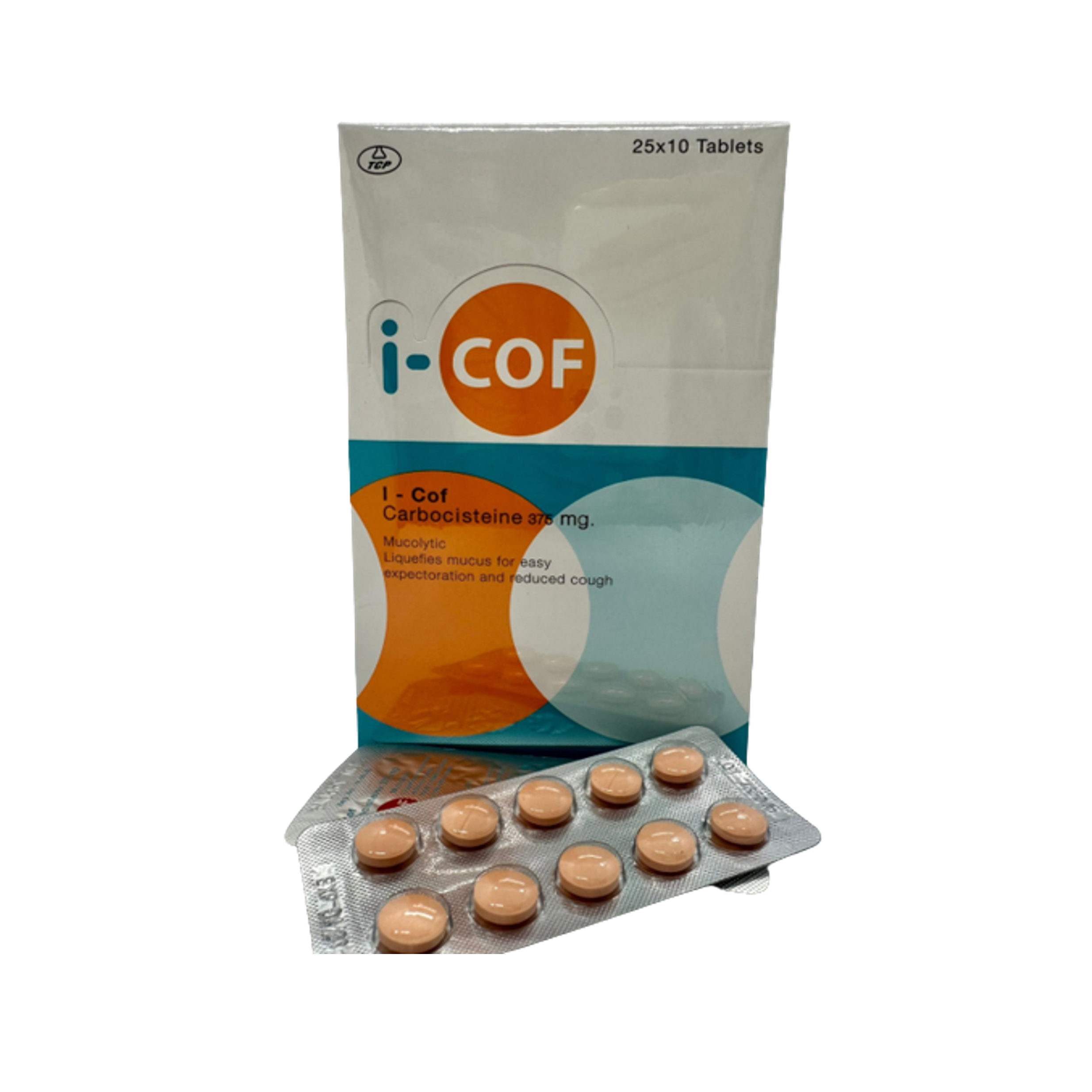 I-Cof 375mg TCP (Box/250s) - Buymed Thailand - ซื้อยาที่บายเมดถูกกว่า
