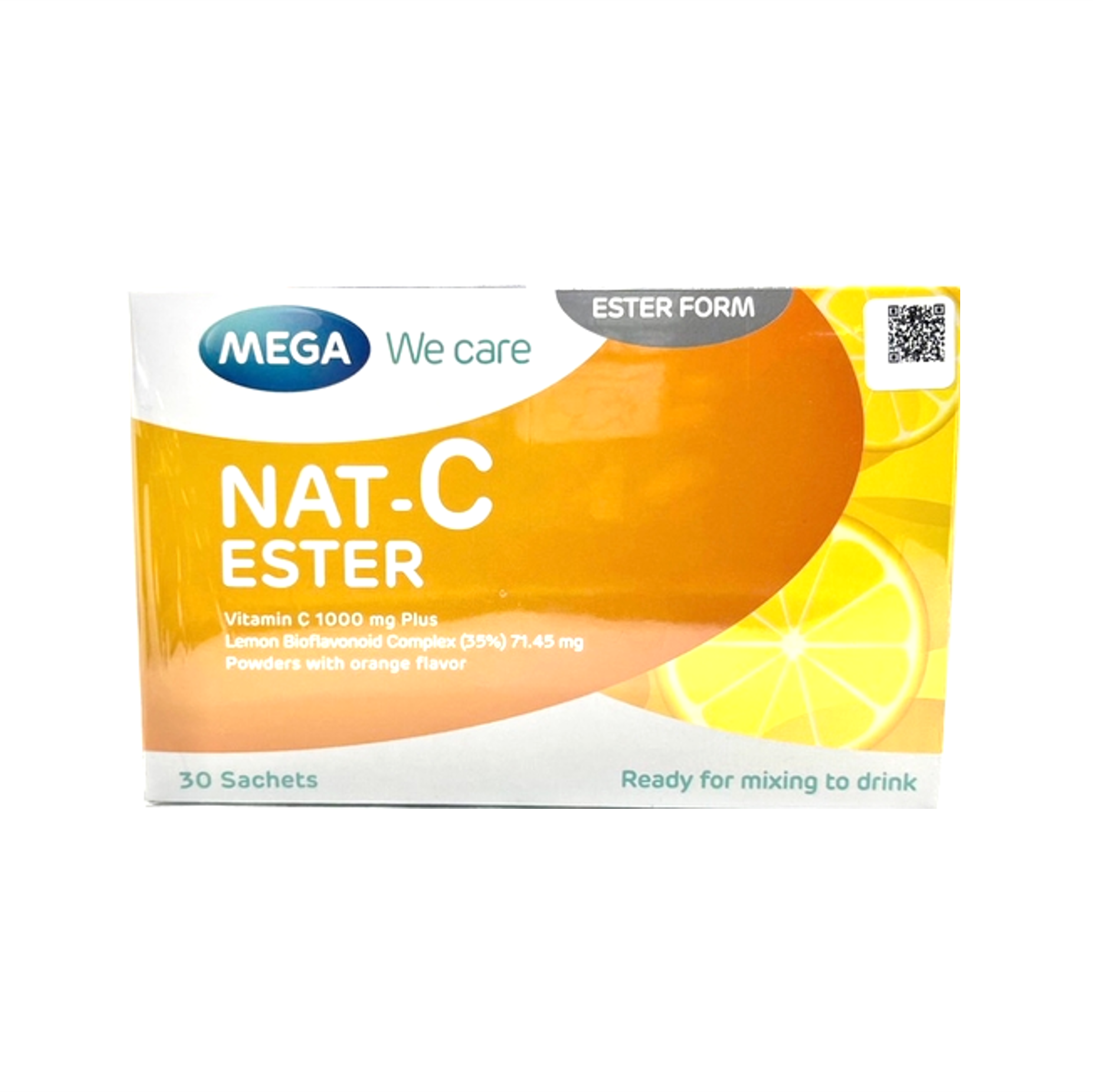 Nat C Ester 1000mg MEGA (Box/30s/2.52g) - Buymed Thailand - ซื้อยาที่บายเมดถูกกว่า