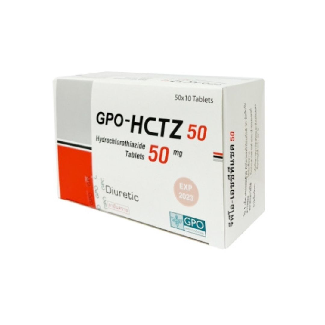 HCTZ 50mg GPO (Box/500s) - Buymed Thailand - ซื้อยาที่บายเมดถูกกว่า