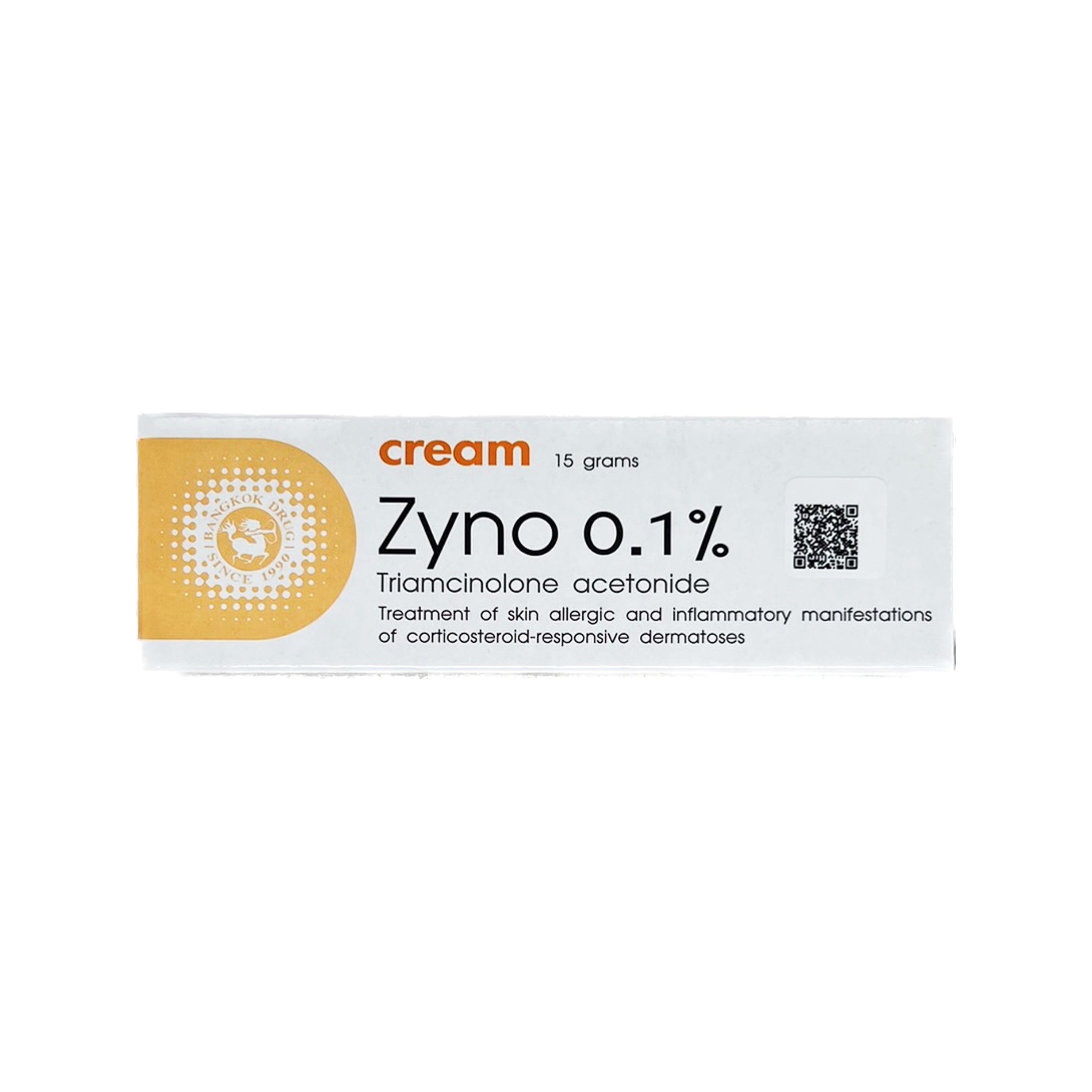Zyno cream 0.1% BKD (Tube/15g) - Buymed Thailand - ซื้อยาที่บายเมดถูกกว่า