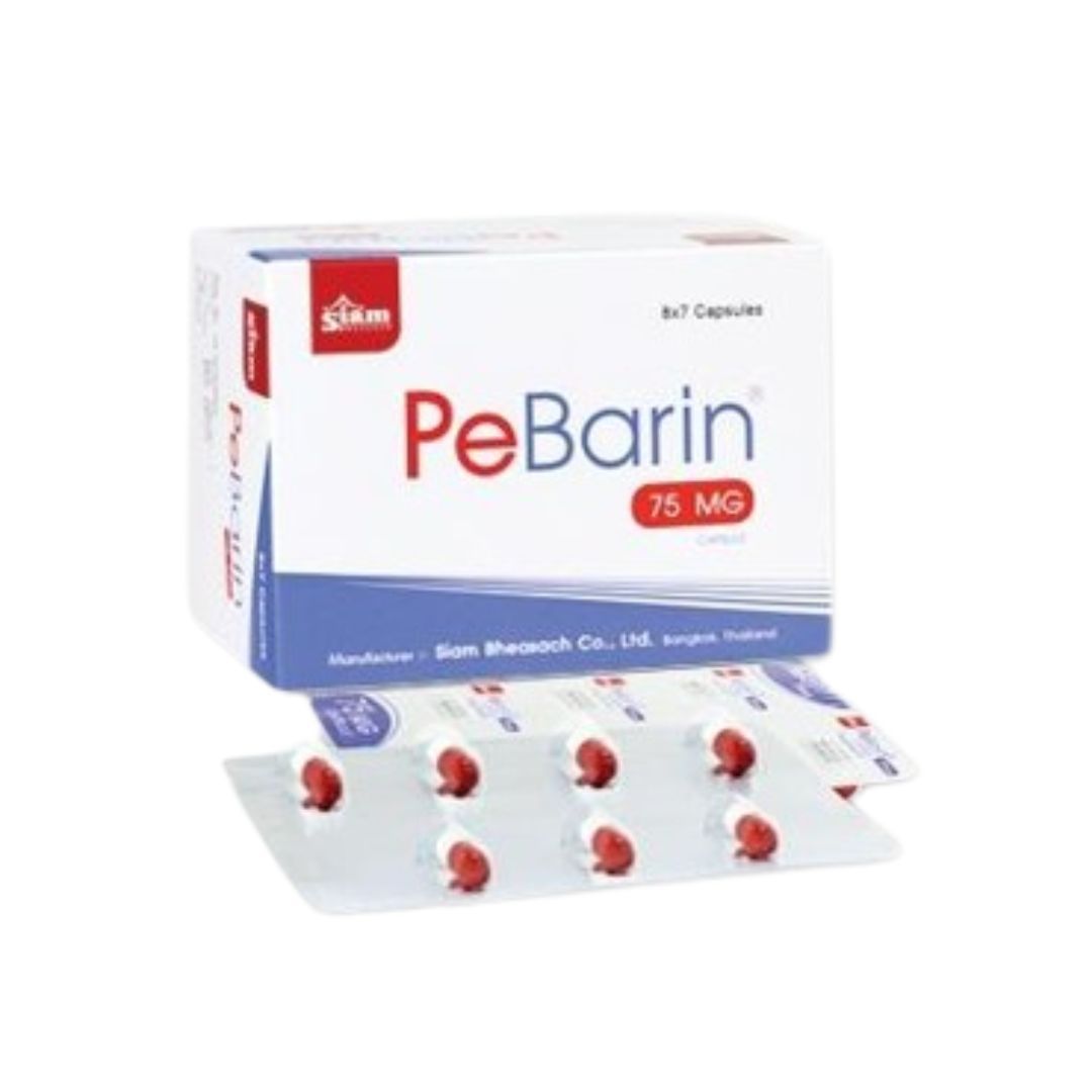 Pebarin 75mg capsule SIAM (Box/56s) - Buymed Thailand - ซื้อยาที่บายเมด ...
