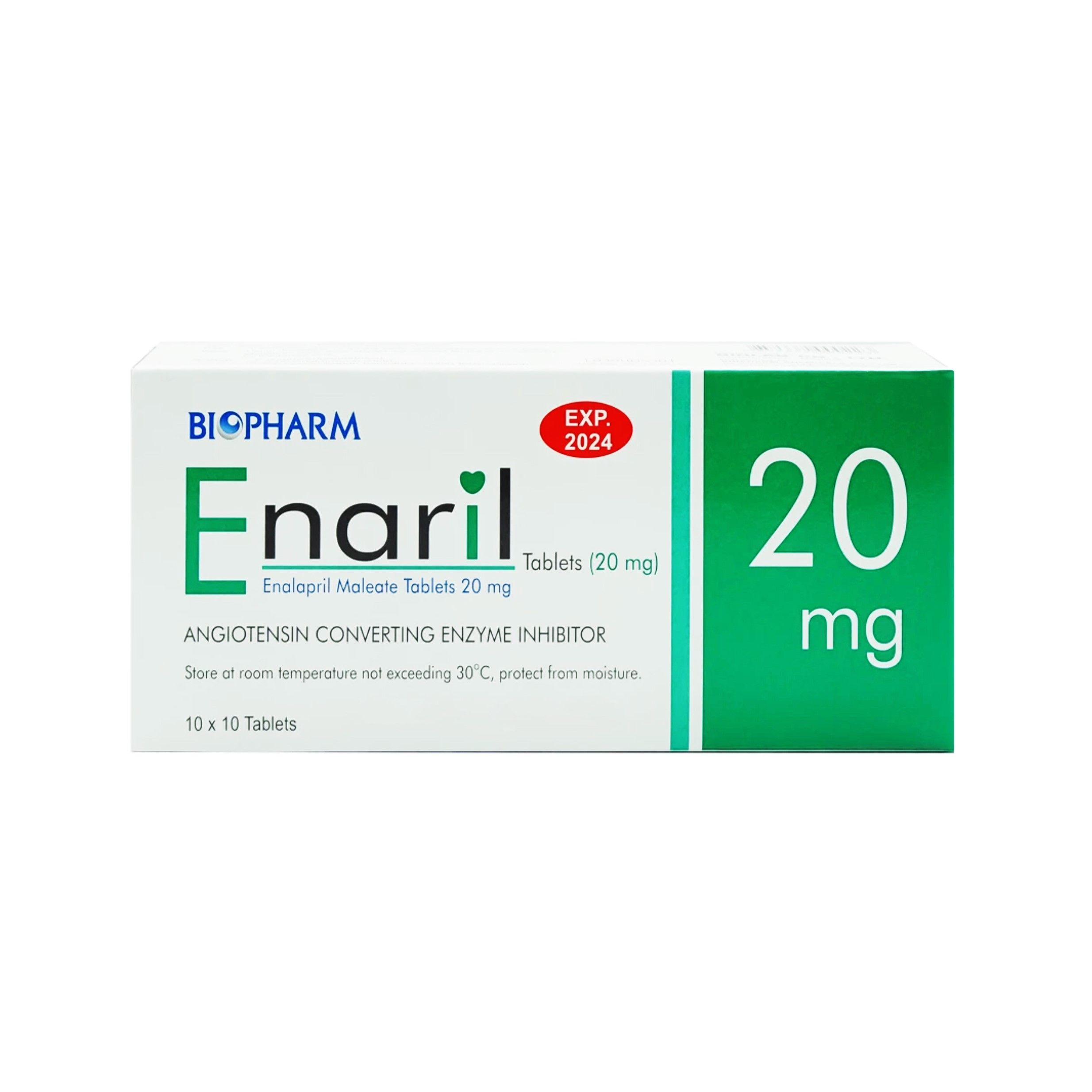 Enaril 20mg BIOPHARM (Box/100s) - Buymed Thailand - ซื้อยาที่บายเมดถูกกว่า