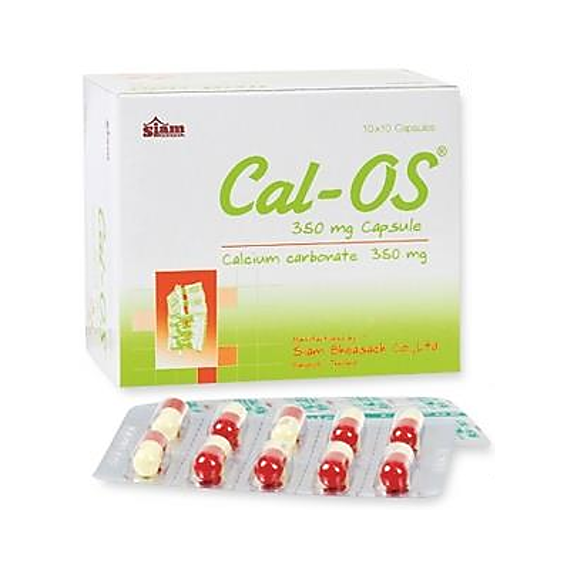 Cal-OS 350mg SIAM (Box/100s) - Buymed Thailand - ซื้อยาที่บายเมดถูกกว่า