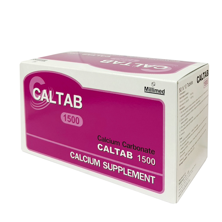 Caltab 1500mg MILLIMED (Box/500s) - Buymed Thailand - ซื้อยาที่บายเมด ...