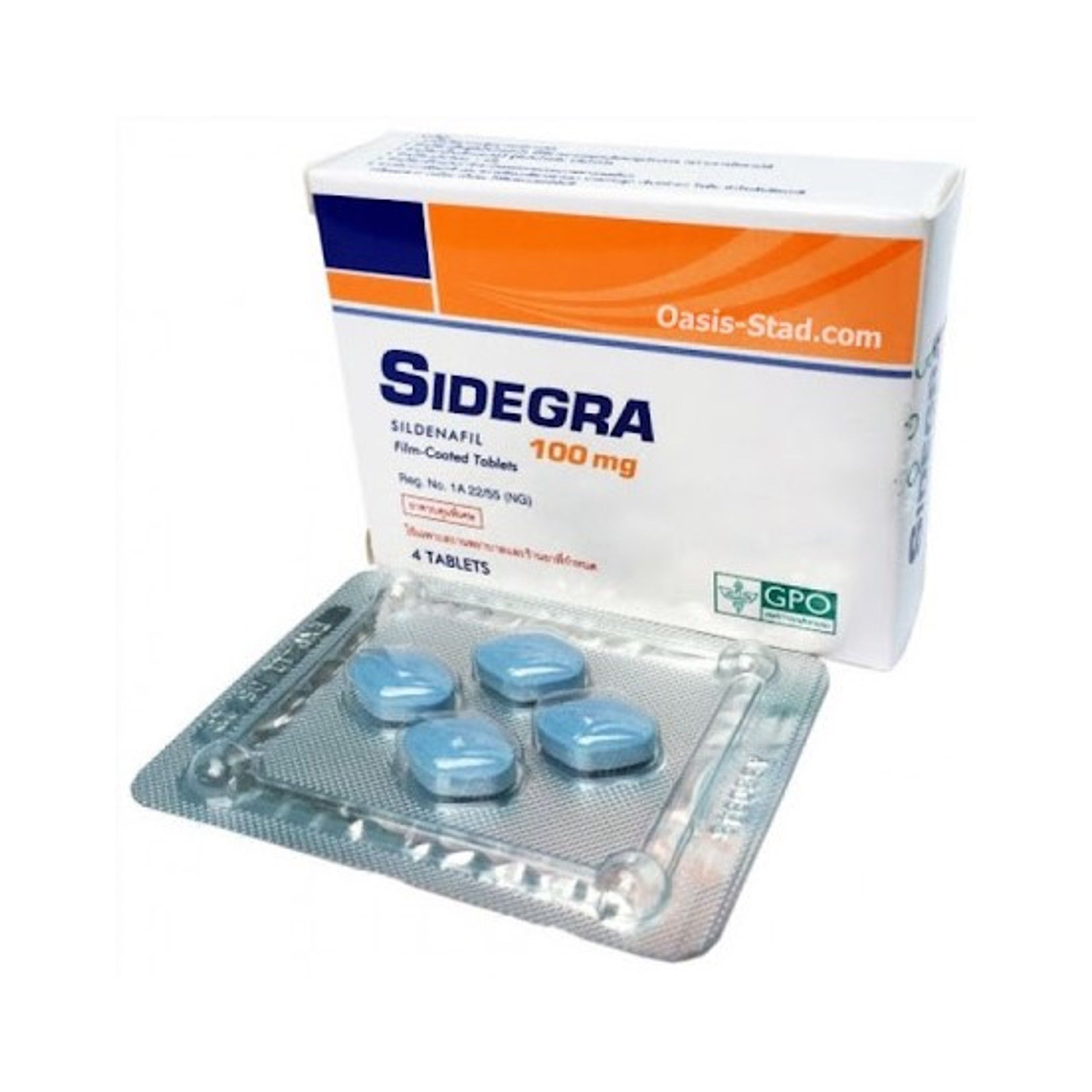 (ข.ย.10) Sidegra 100mg GPO (Box/4s) - Buymed Thailand - ซื้อยาที่บายเมด ...
