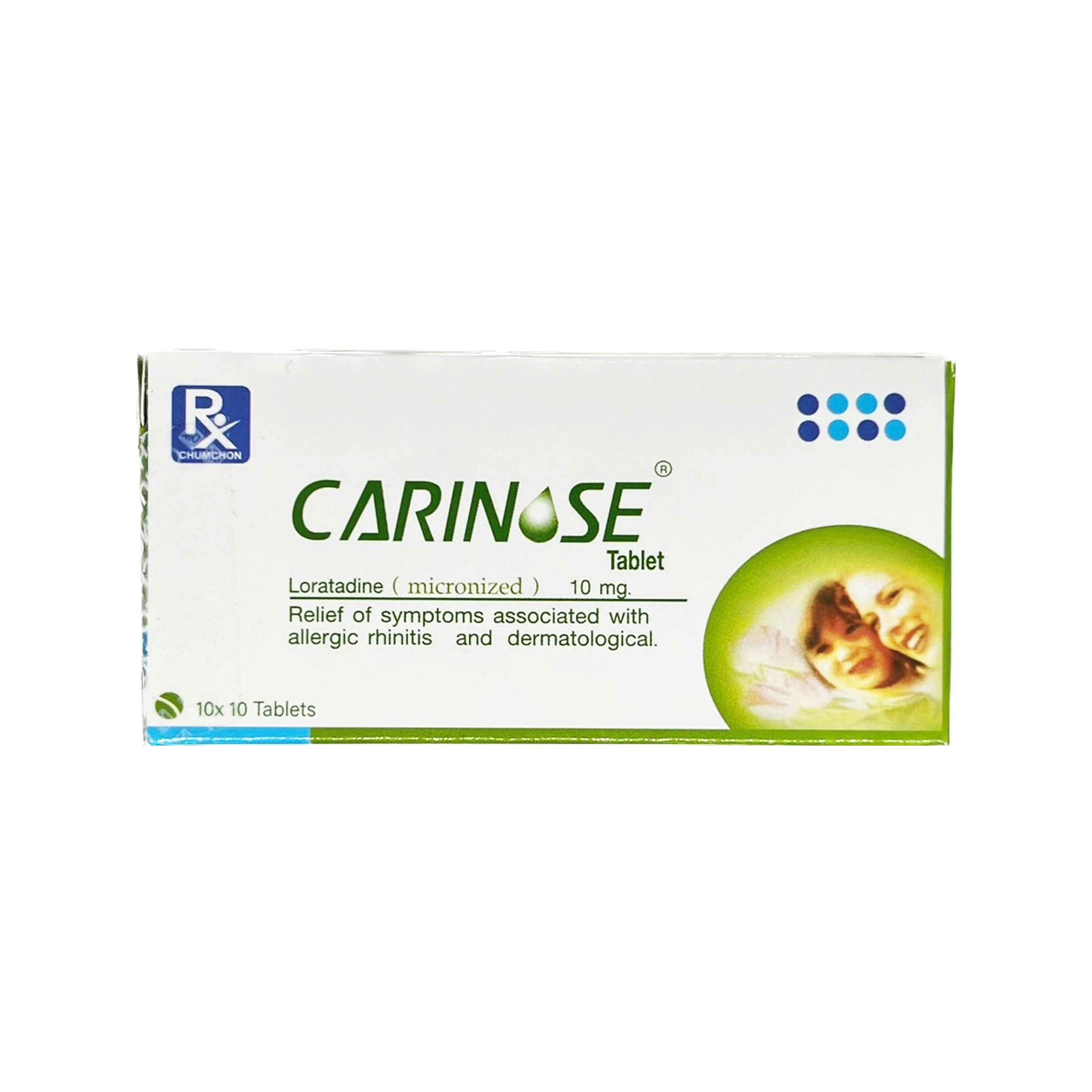 Carinose tablet 10mg CHUMCHON (Box/100s) - Buymed Thailand - ซื้อยาที่ ...