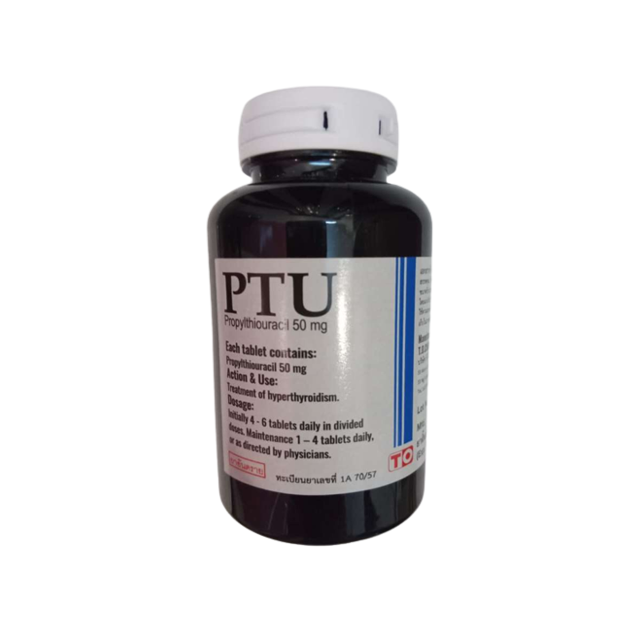 PTU 50mg T.O. (Bottle/1000s) - Buymed Thailand - ซื้อยาที่บายเมดถูกกว่า