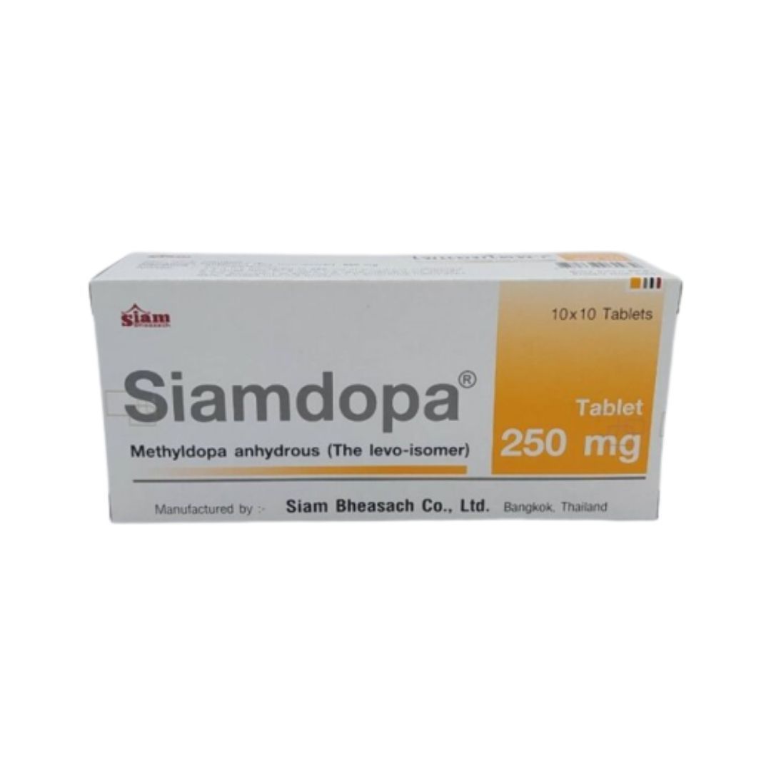 Siamdopa 250mg tablet SIAM (Box/100s) - Buymed Thailand - ซื้อยาที่บาย ...