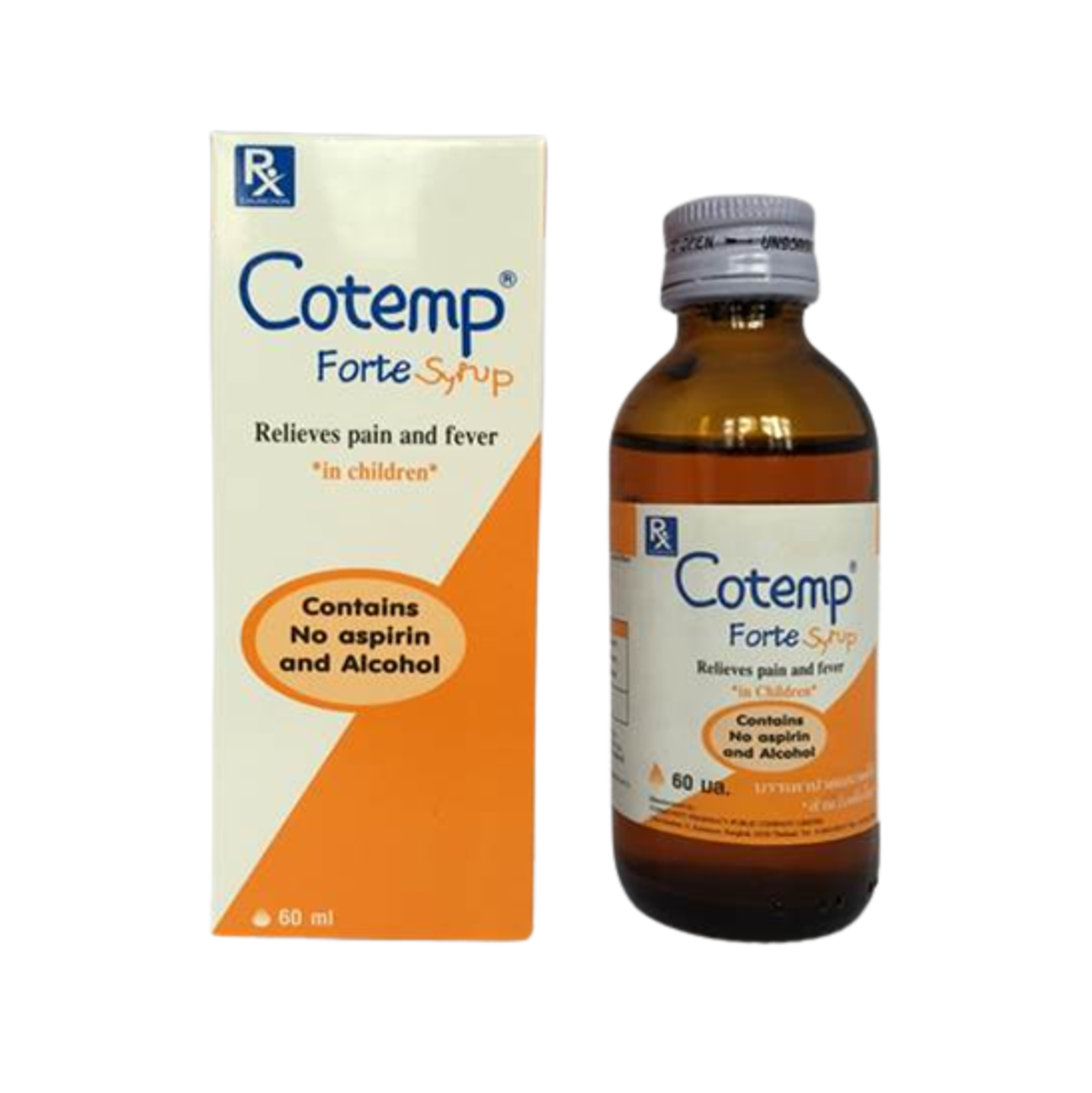 Cotemp forte syrup 240mg/5ml (orange) CHUMCHON (Bottle/60ml) - Buymed ...