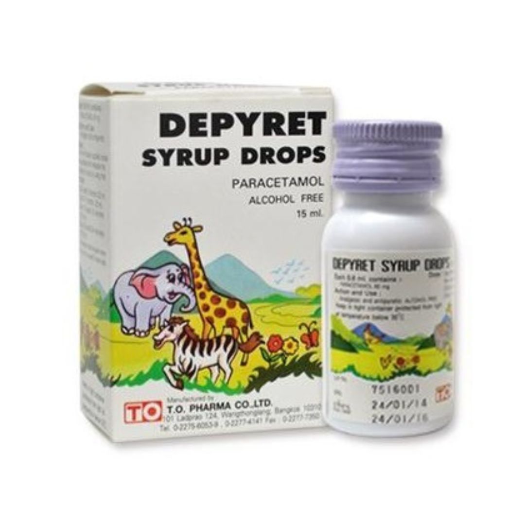 Depyret syrup drops T.O. (Bottle/15ml) - Buymed Thailand - ซื้อยาที่บาย ...