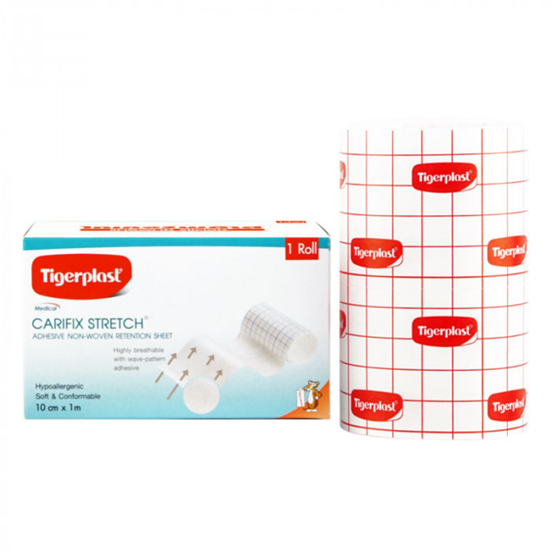 Tigerplast Carifix Stretch 10cmx1m PHARMACARE (Box/1m) - Buymed ...