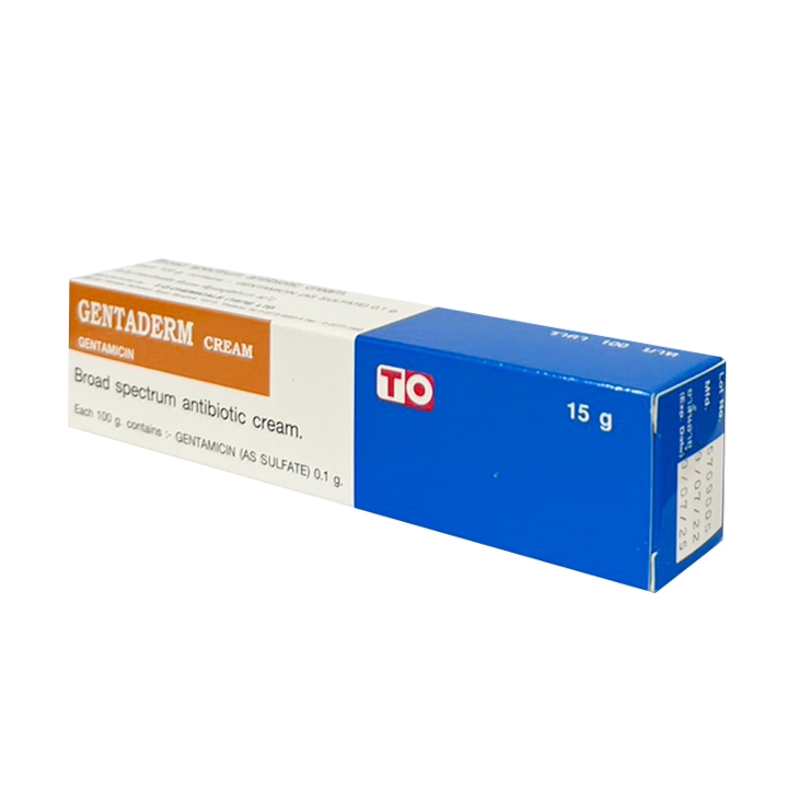 Gentaderm cream 0.1% T.O. (Tube/15g) - Buymed Thailand - ซื้อยาที่บายเม ...