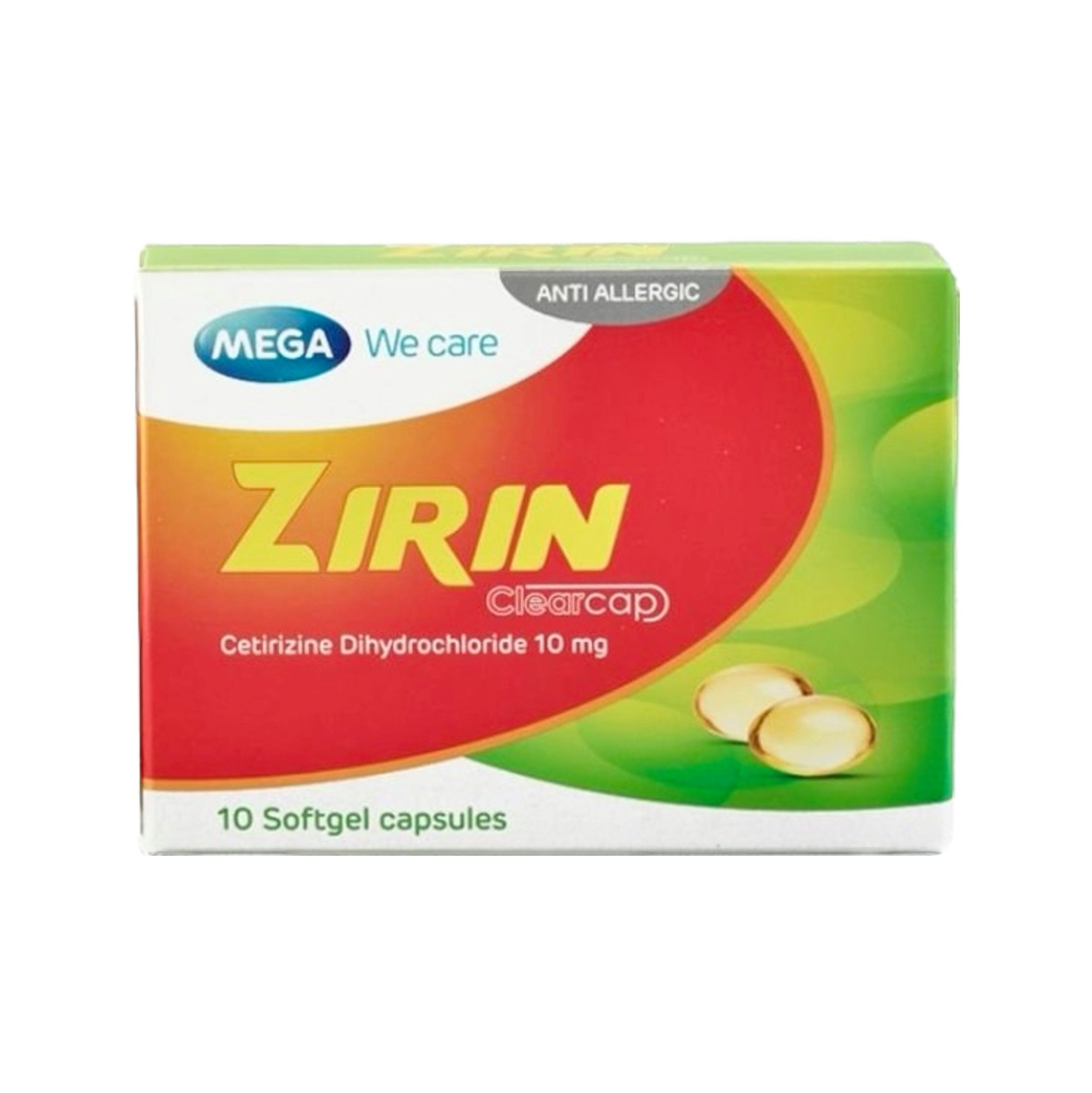 Zirin 10mg MEGA (Box/10s) - Buymed Thailand - ซื้อยาที่บายเมดถูกกว่า