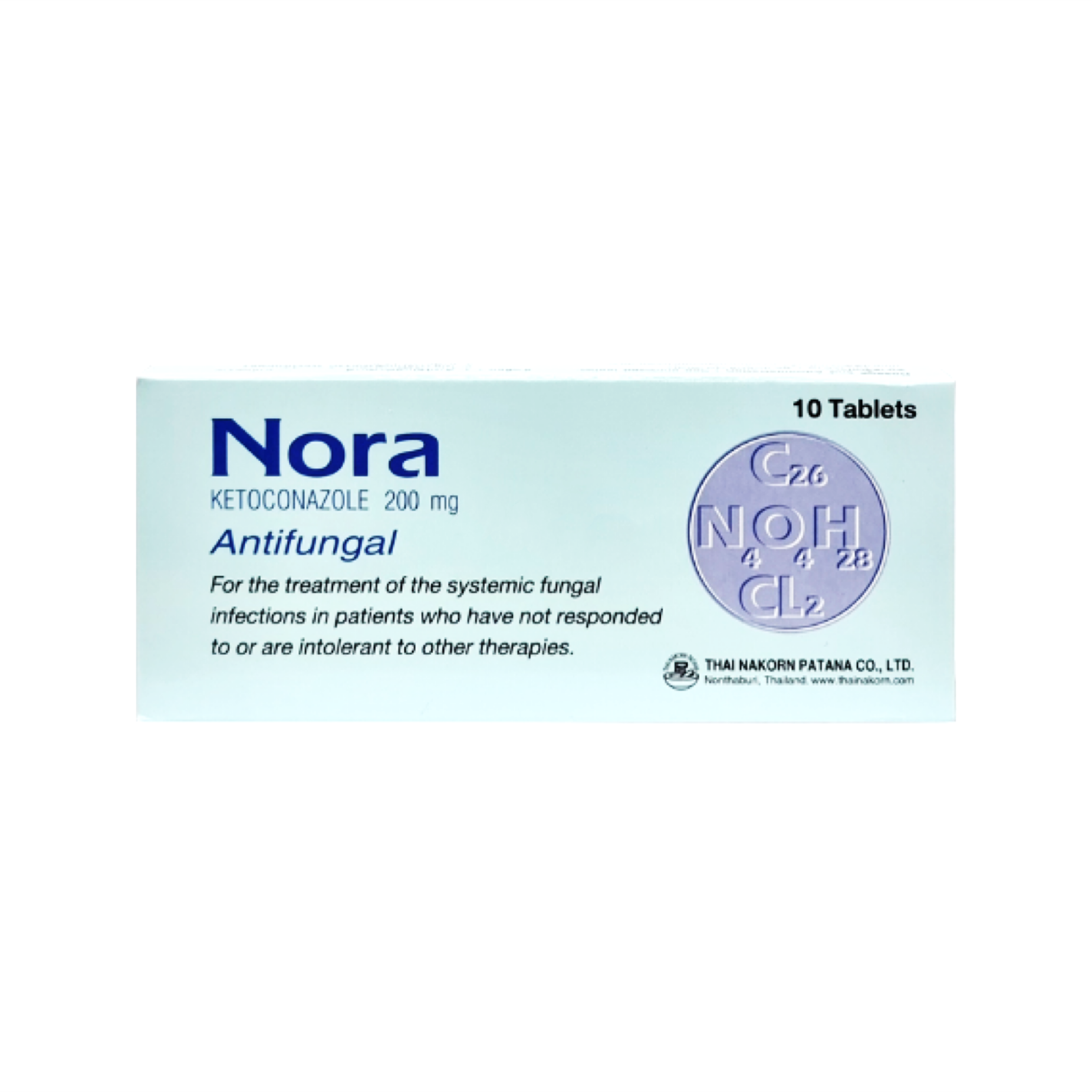 Nora 200mg TH NAKORN (Box/10s) - Buymed Thailand - ซื้อยาที่บายเมดถูกกว่า