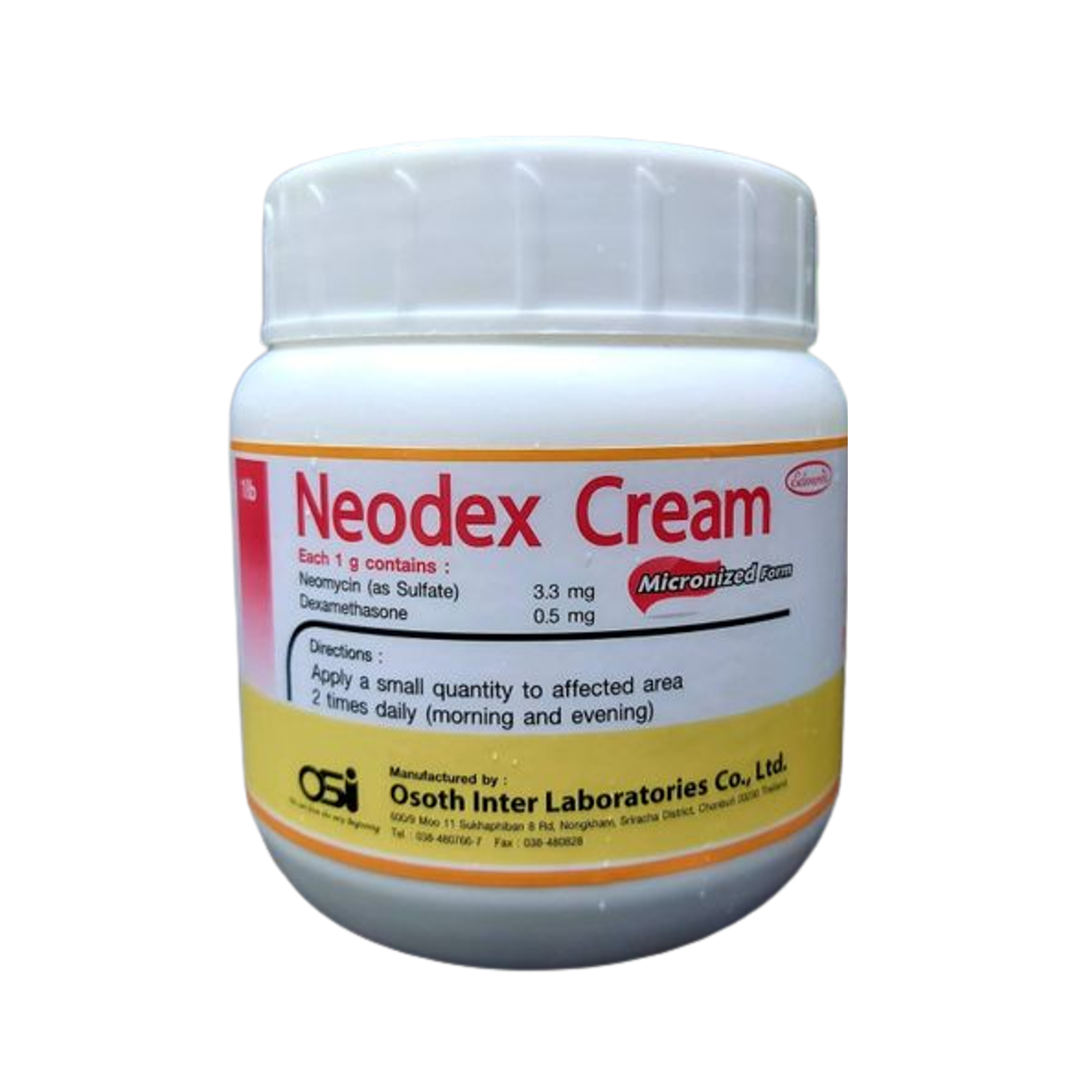 Neodex cream OSOTH INTER (Jar/1lb) - Buymed Thailand - ซื้อยาที่บายเมด ...