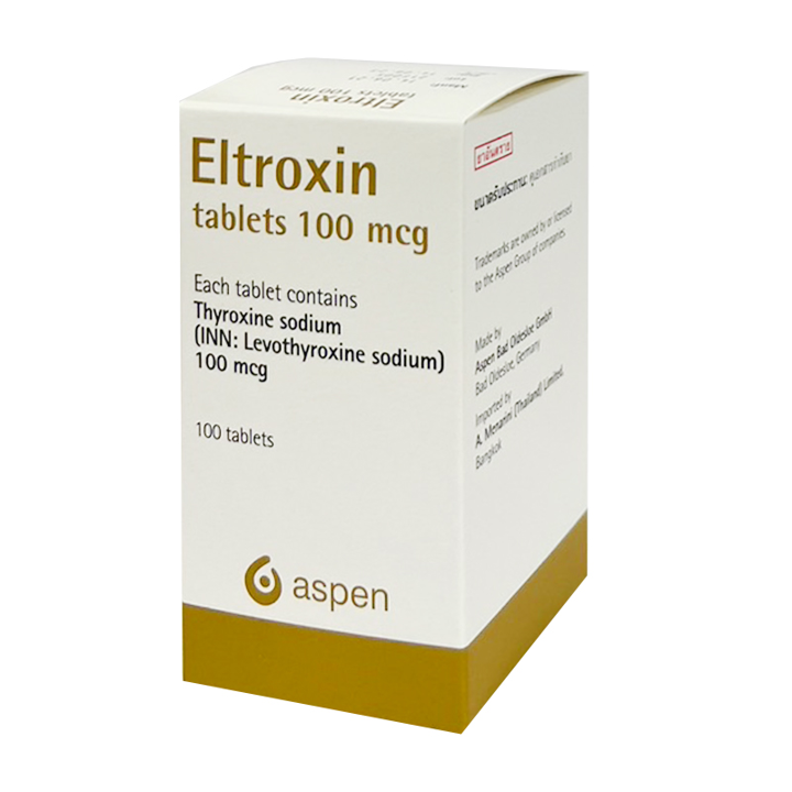 Eltroxin tablets 100mcg ASPEN (Bottle/100s) - Buymed Thailand - ซื้อยา ...