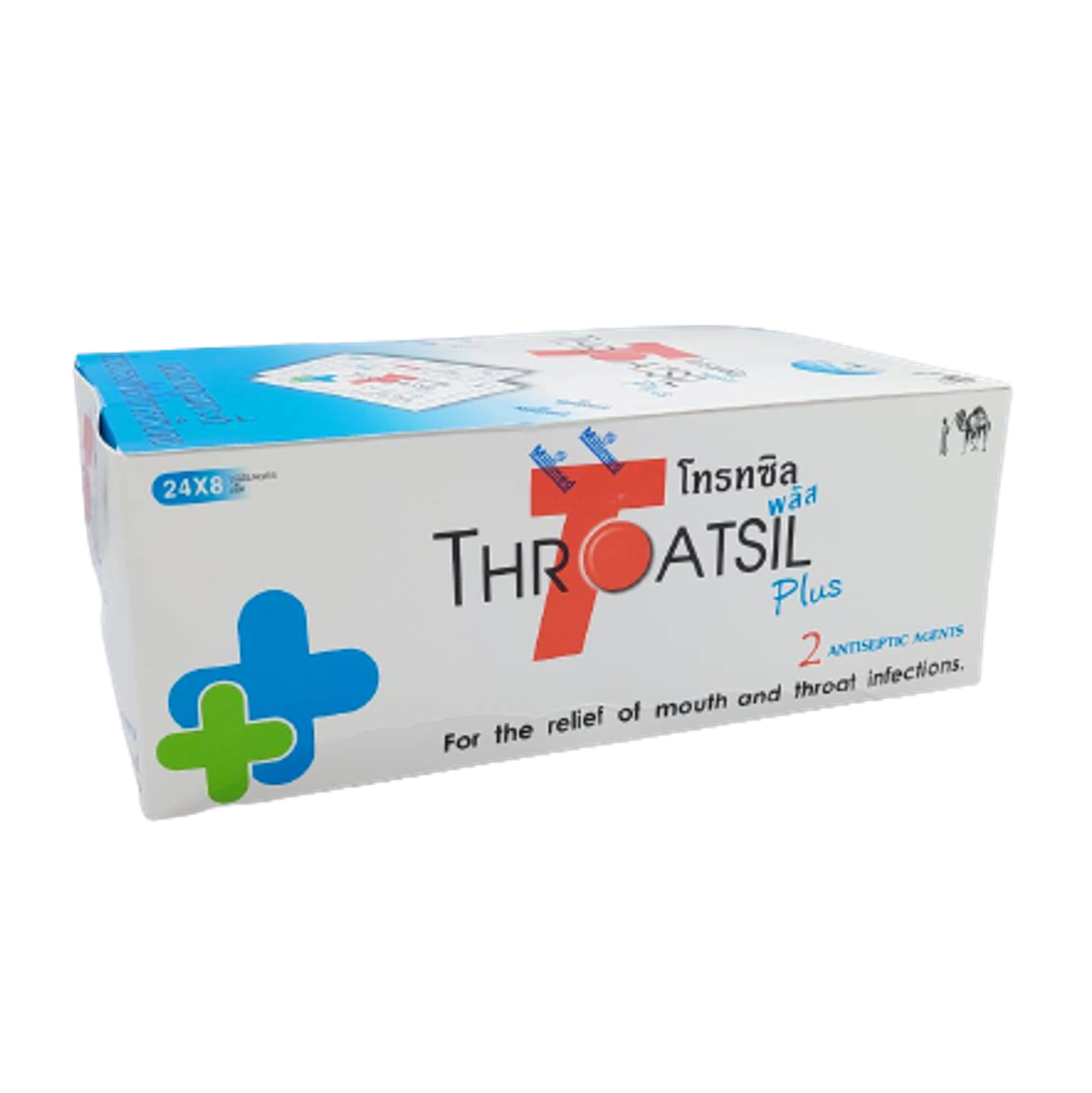 Throatsil Plus Lidocaine (รสเมนทอล) MILLIMED (Box/24s/8s) - Buymed ...