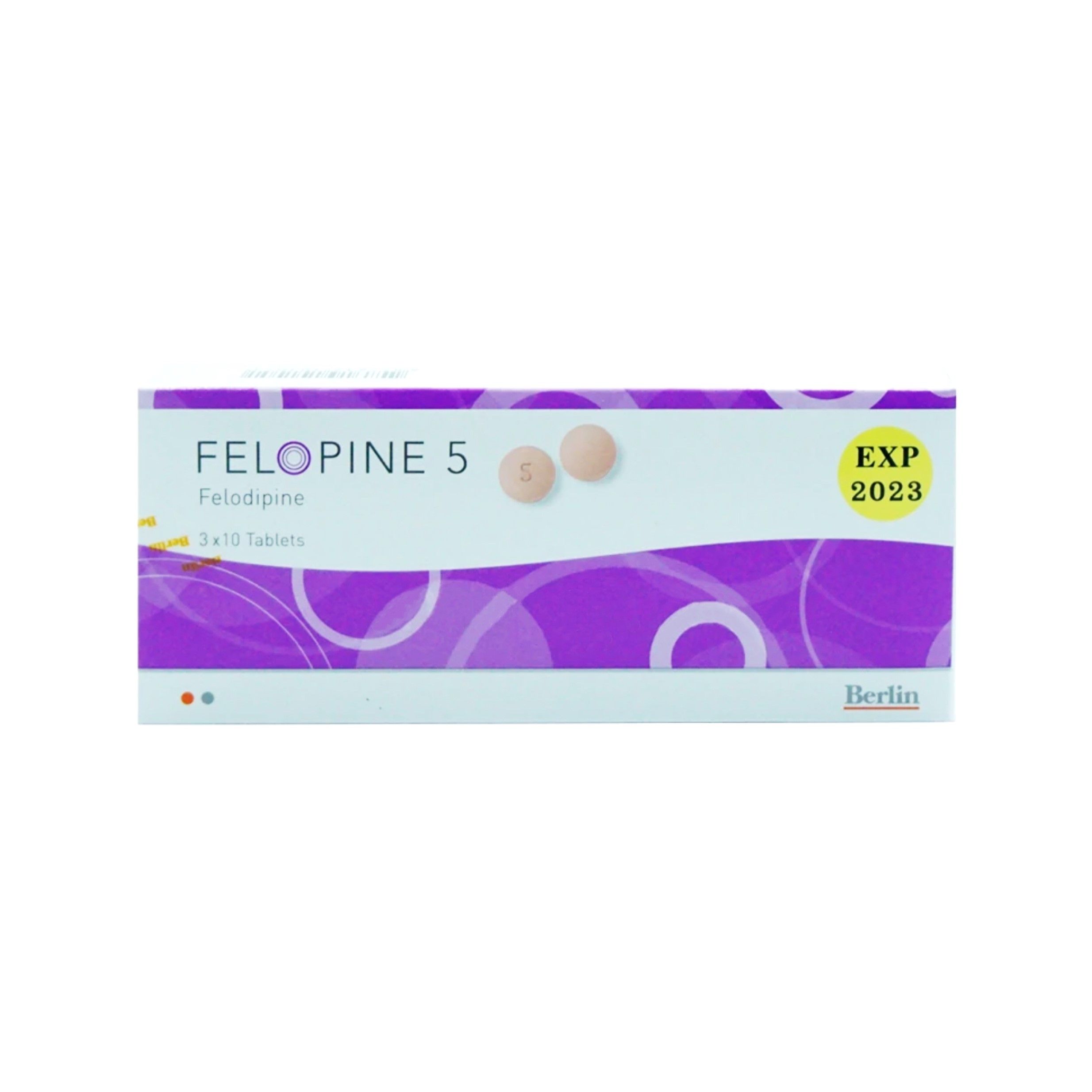 Felopine 5mg BERLIN (Box/30s) - Buymed Thailand - ซื้อยาที่บายเมดถูกกว่า