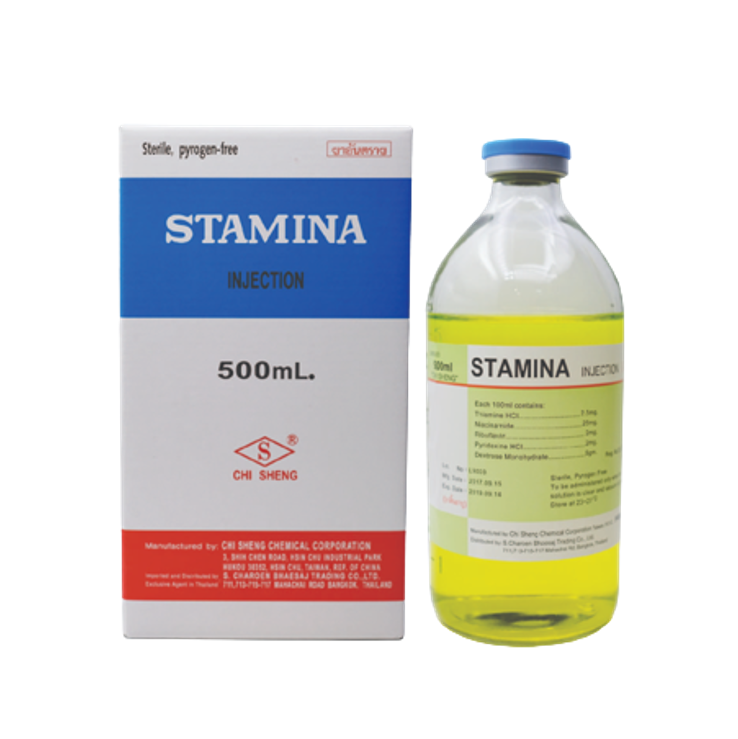 Stamina injection (without iv set + needle) CB LAB (Bottle/500ml ...