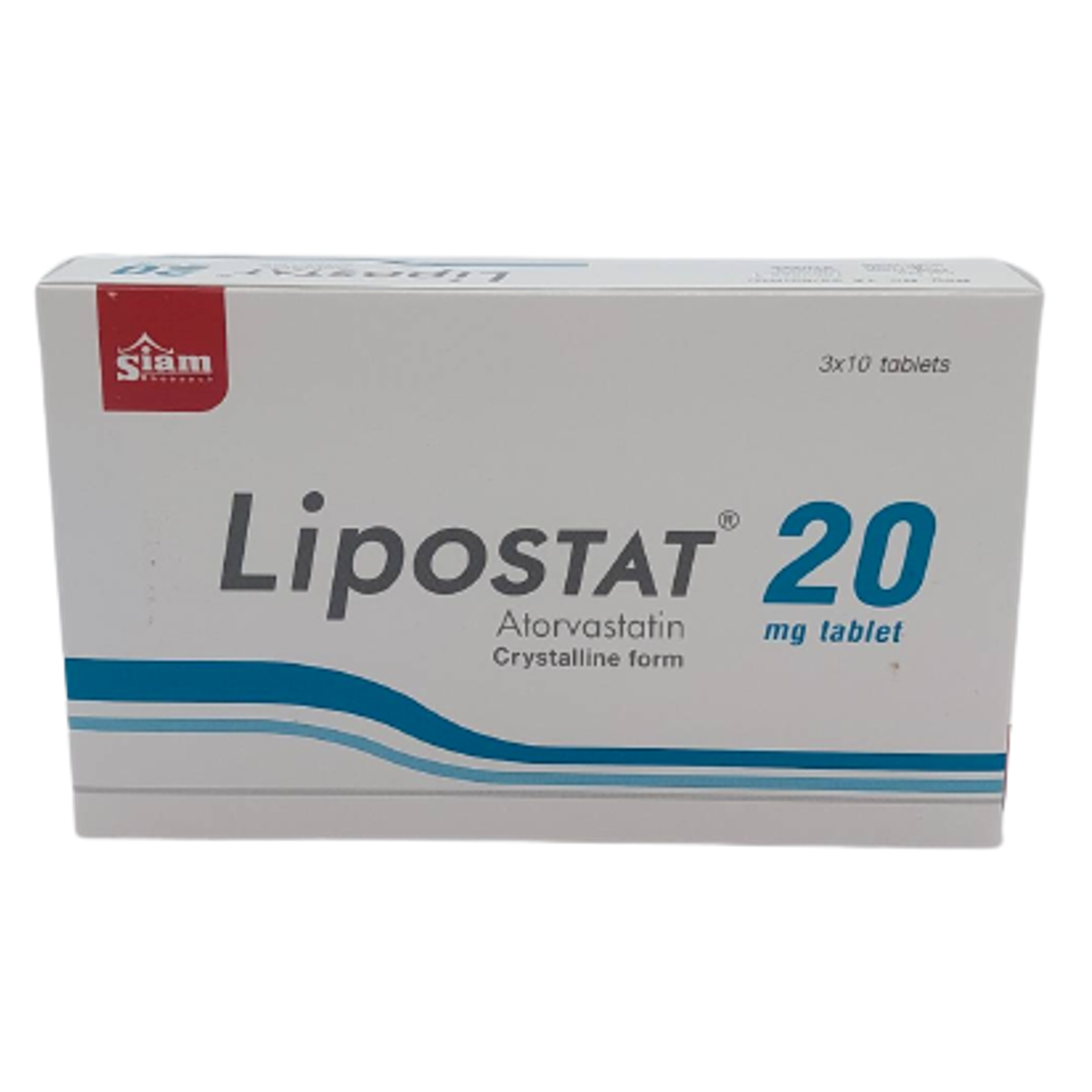 Lipostat 20mg tablet SIAM (Box/30s) - Buymed Thailand - ซื้อยาที่บายเมด ...