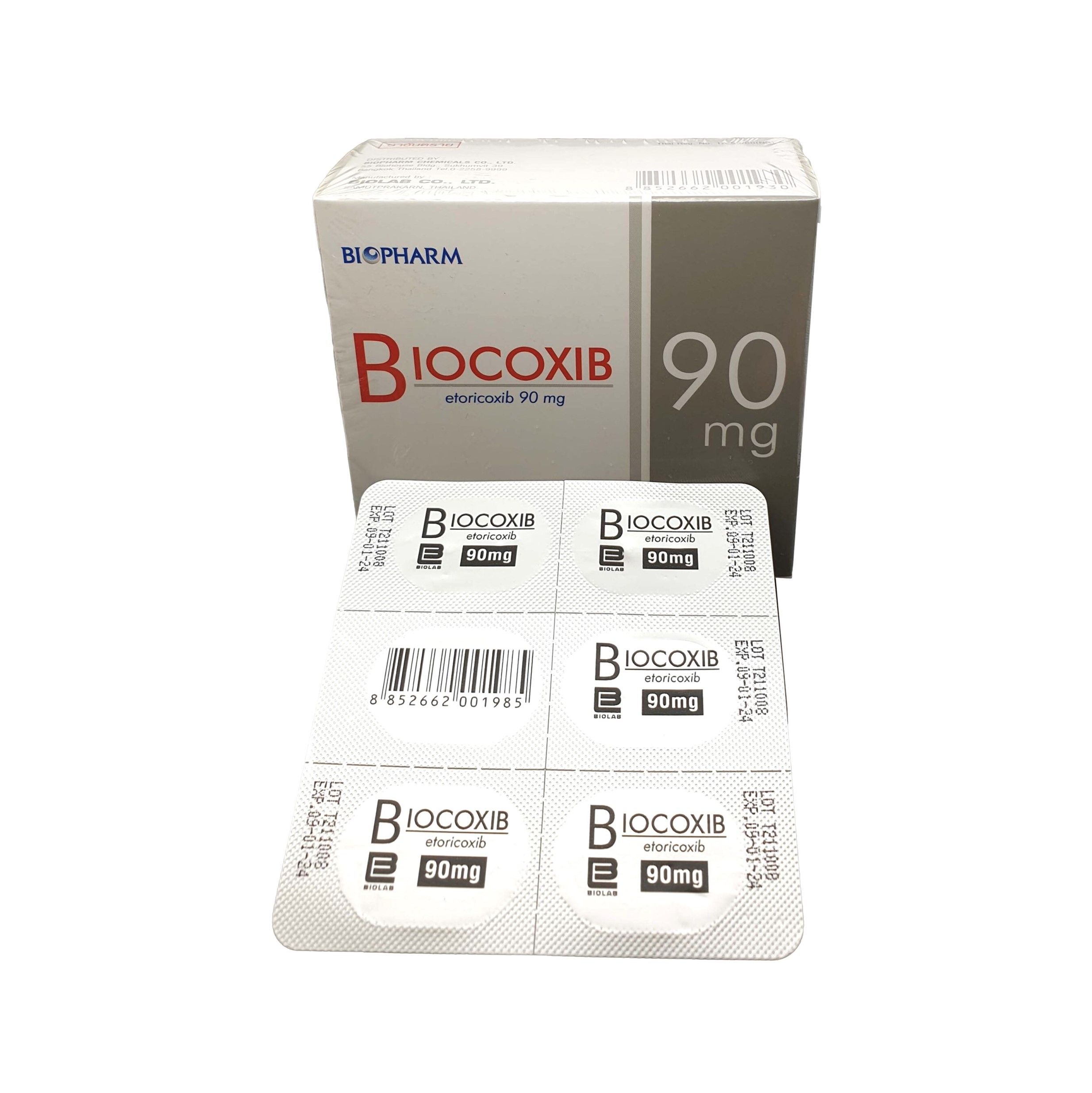 Biocoxib 90mg BIOPHARM (Box/25s) - Buymed Thailand - ซื้อยาที่บายเมดถูกกว่า