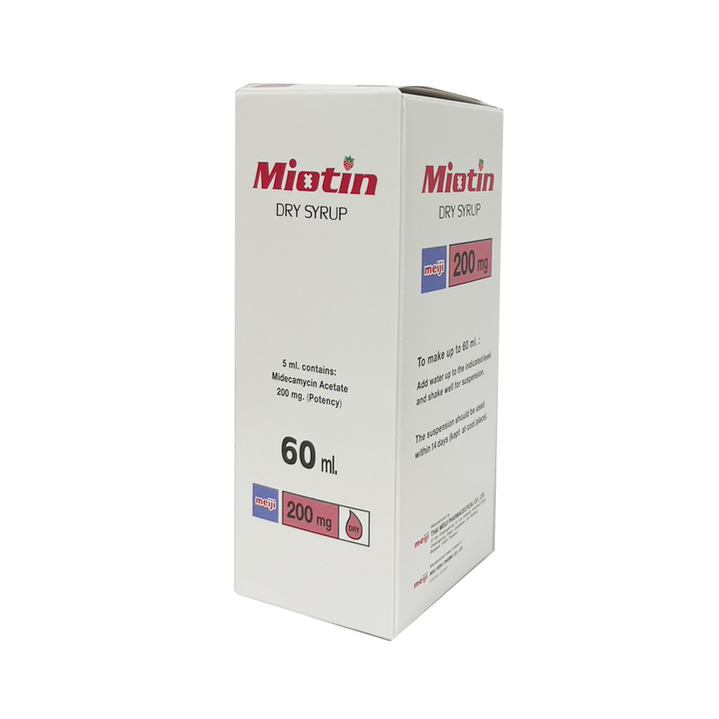 Miotin dry syrup 200mg/5ml MEIJI (Bottle/60ml) - Buymed Thailand - ซื้อ ...