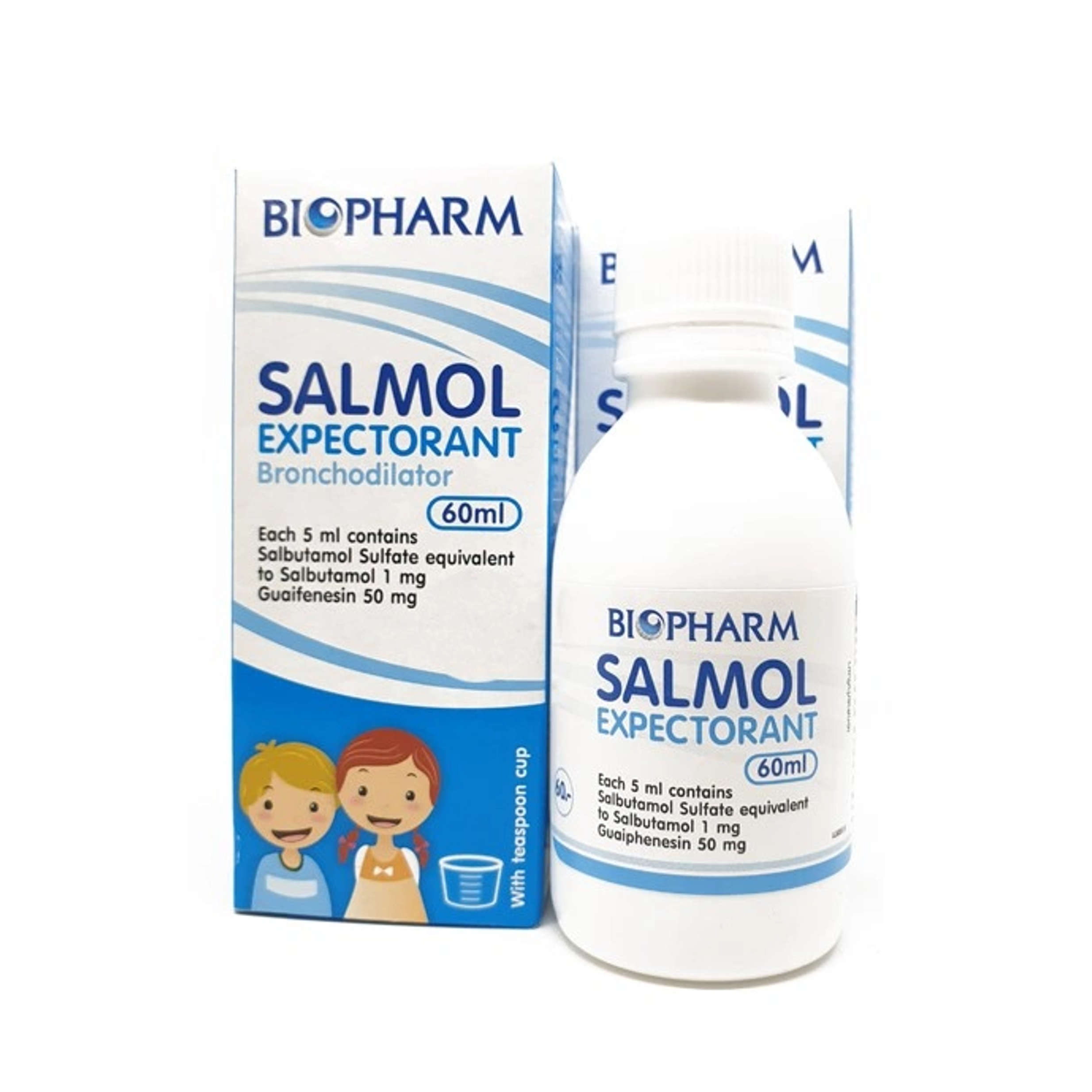 Salmol expectorant BIOPHARM (Bottle/60ml) - Buymed Thailand - ซื้อยาที่ ...