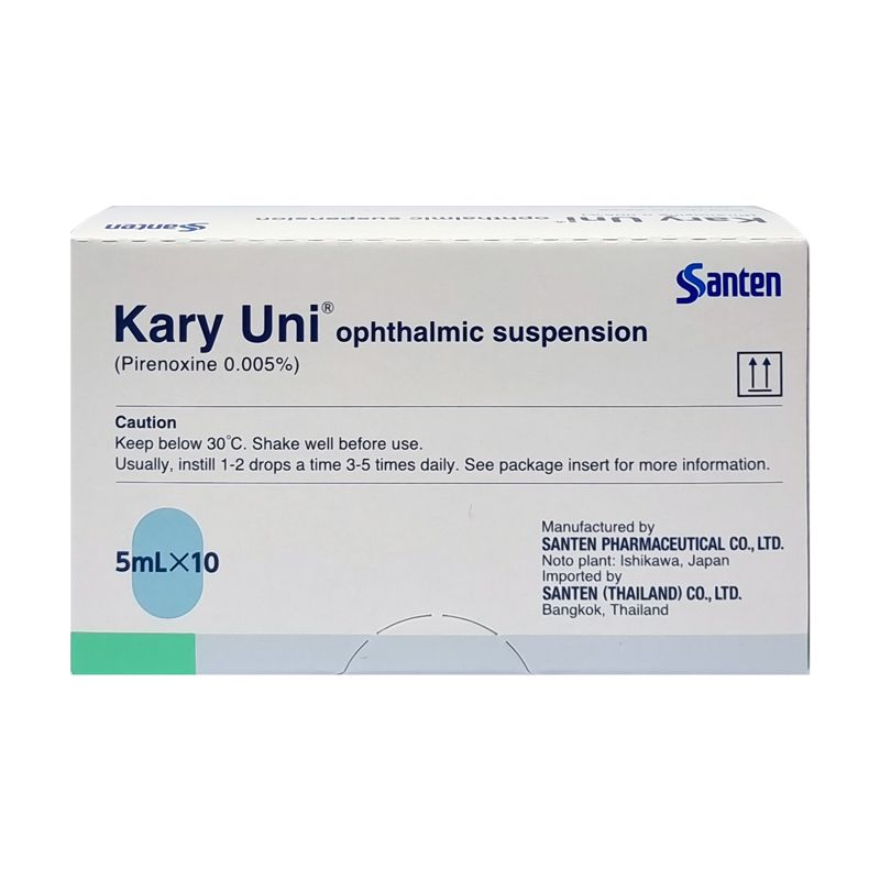 Kary Uni ophthalmic solution 0.005% SANTEN (Box/10s/5ml) - Buymed ...