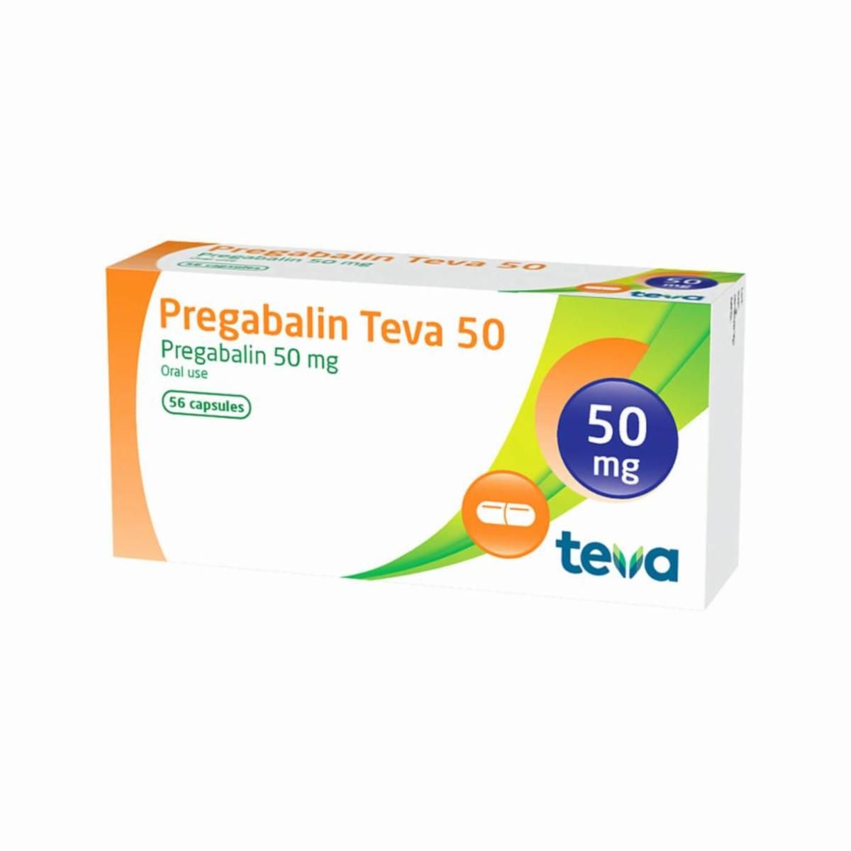 Pregabalin 50mg TEVA (Box/56s) - Buymed Thailand - ซื้อยาที่บายเมดถูกกว่า