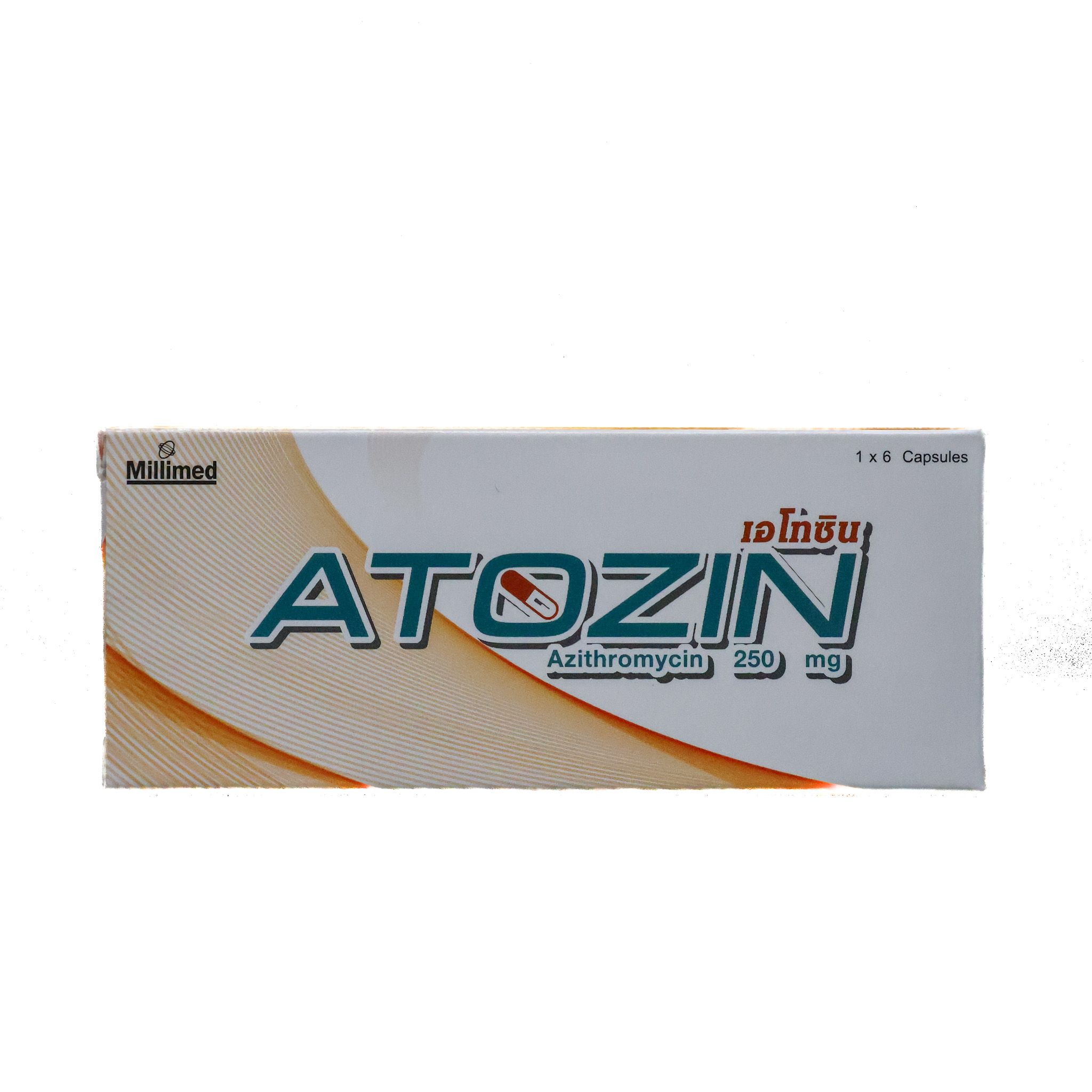 Atozin 250mg MILLIMED (Box/6s) - Buymed Thailand - ซื้อยาที่บายเมดถูกกว่า