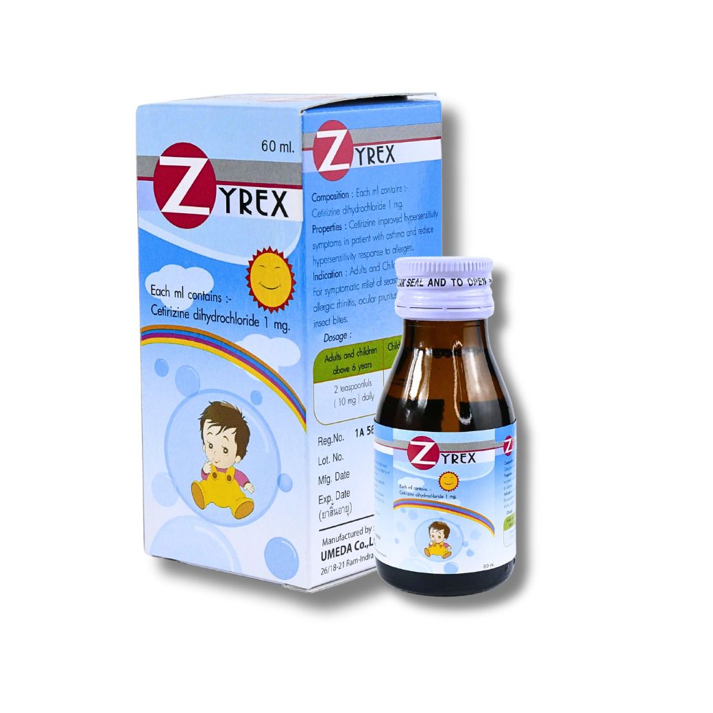 Zyrex syrup 1mg/ml MASALAB (Bottle/60ml) - Buymed Thailand - ซื้อยาที่ ...