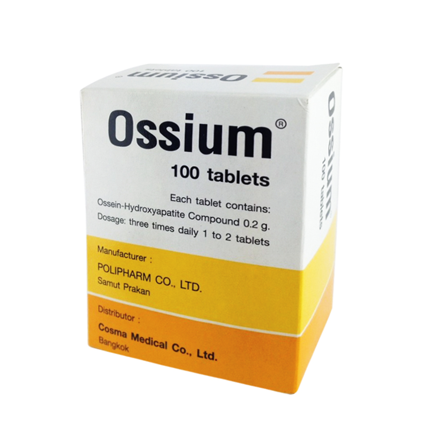 Ossium 200mg POLIPHARM (Box/100s) - Buymed Thailand - ซื้อยาที่บายเมด ...