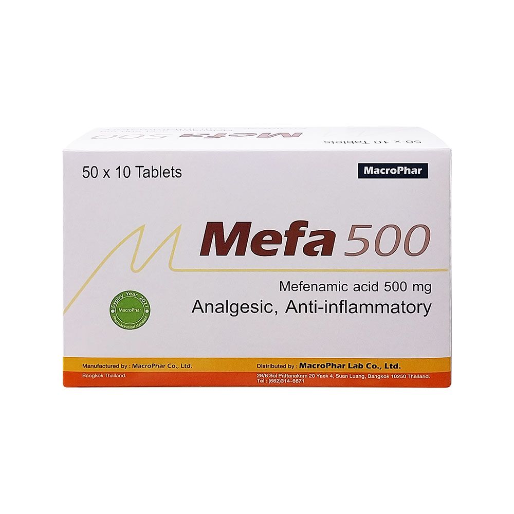 Mefa 500mg MACROPHAR (Box/500s) - Buymed Thailand - ซื้อยาที่บายเมดถูกกว่า
