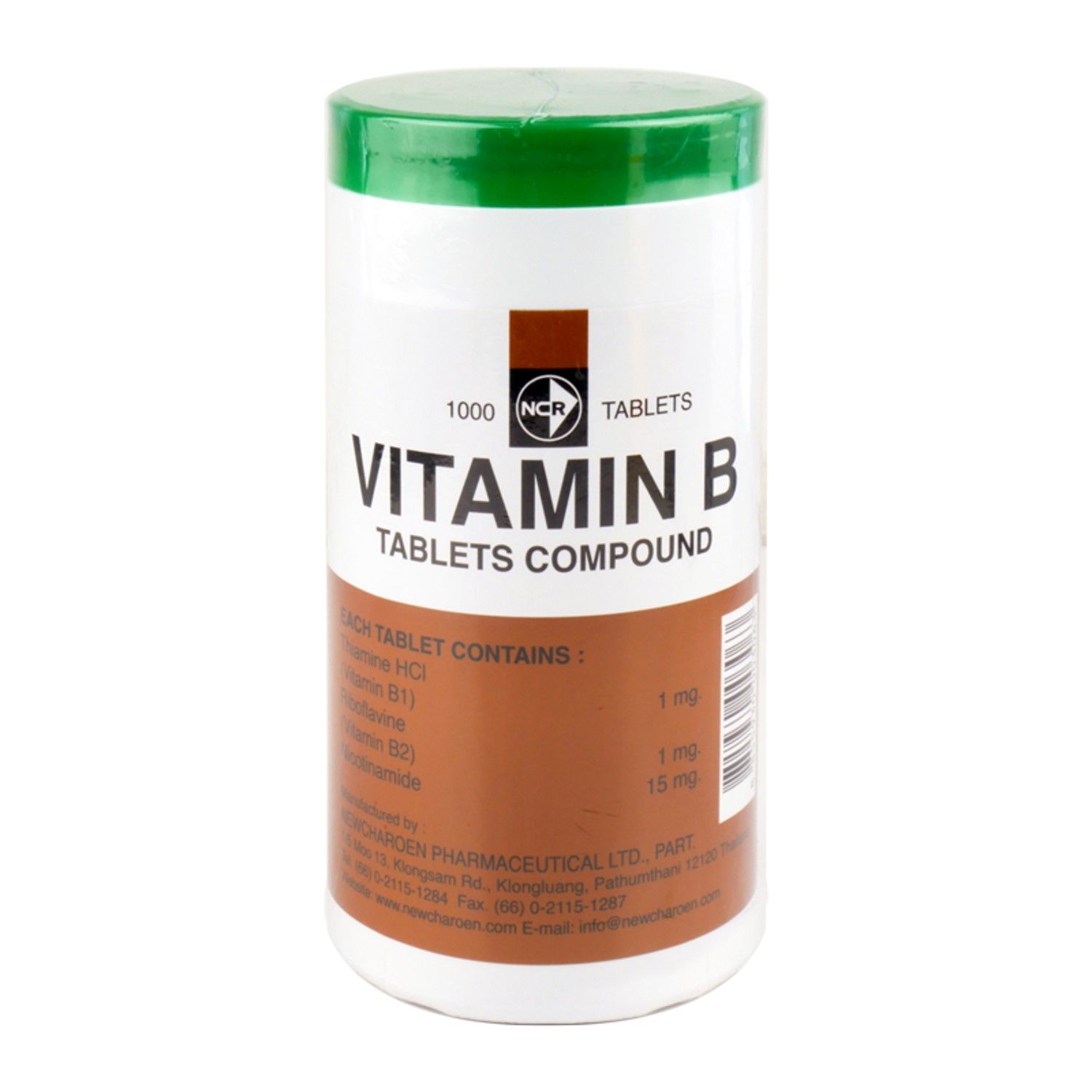 Vitamin B Tablets Compound NEWCHAROEN (Bottle/1000s) - Buymed Thailand ...