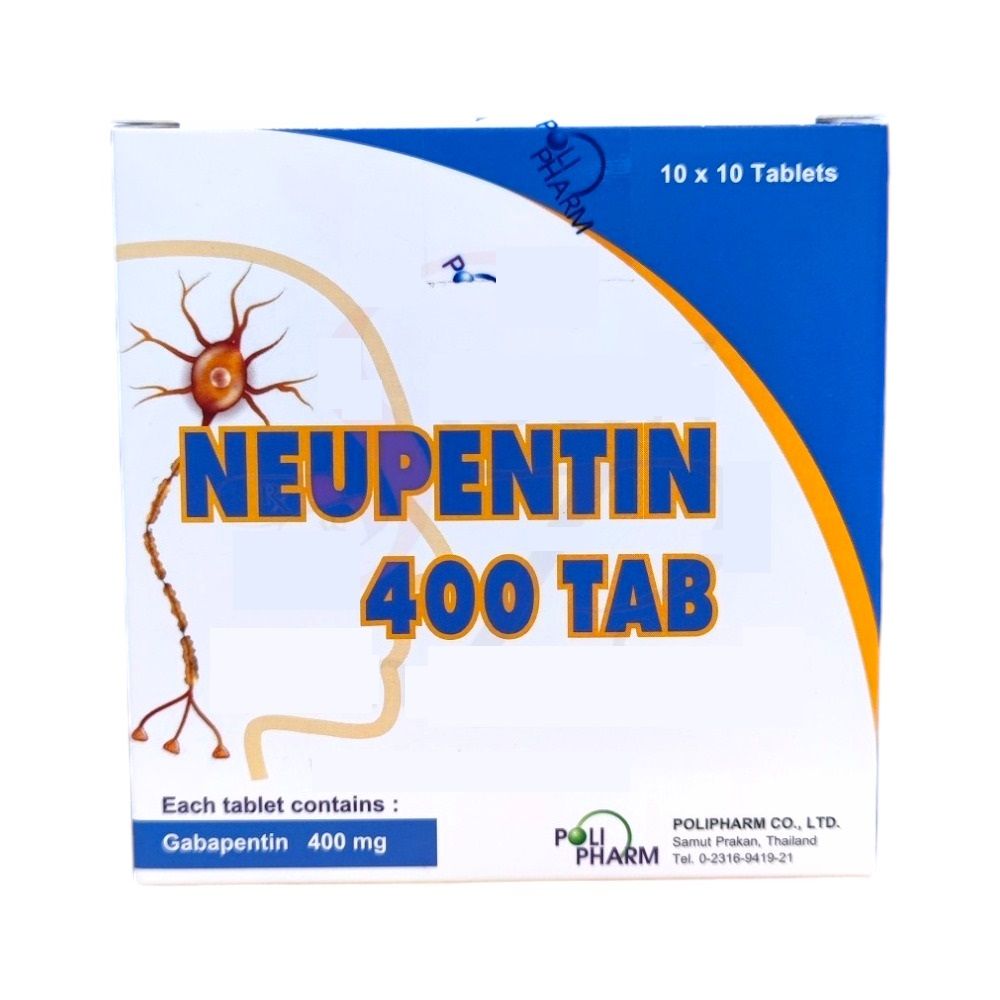 Neupentin 400mg tab POLIPHARM (Box/100s) - Buymed Thailand - ซื้อยาที่ ...