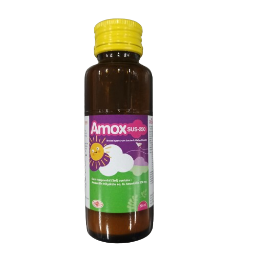 Amox Sus - 250 (รสส้ม ขวดเปลือย) UTOPIAN (Bottle/60ml) - Buymed ...