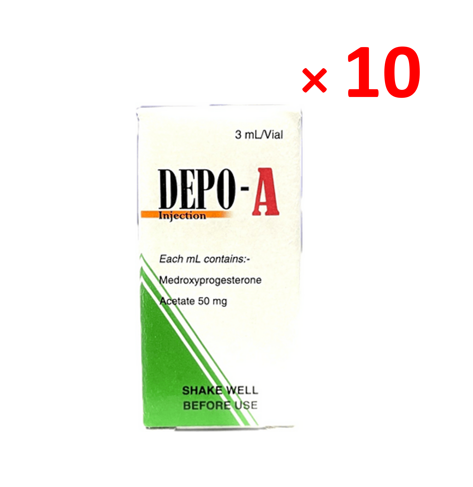 Depo-A injection 150mg (50mg/ml) A.N.B. (Box/10s/3ml) - Buymed Thailand ...