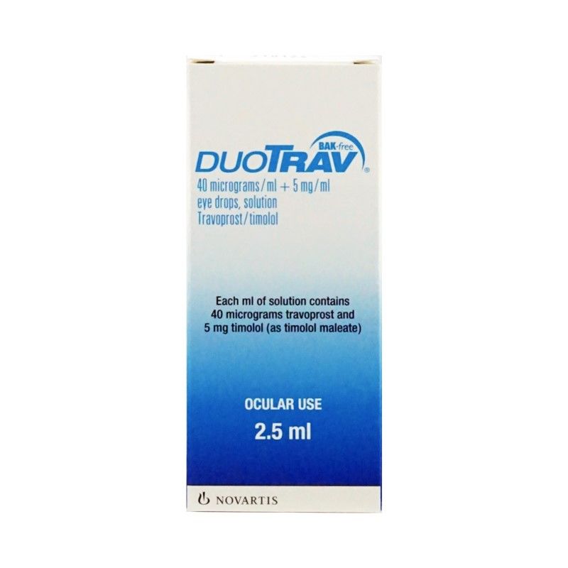 Duotrav Bak free eye drop NOVARTIS (Bottle/2.5ml) - Buymed Thailand ...