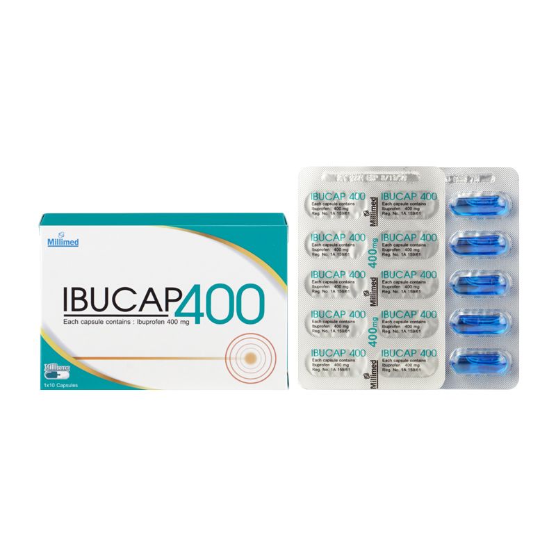 Ibucap softgel 400mg MILLIMED (Box/10s/10s) - Buymed Thailand - ซื้อยา ...