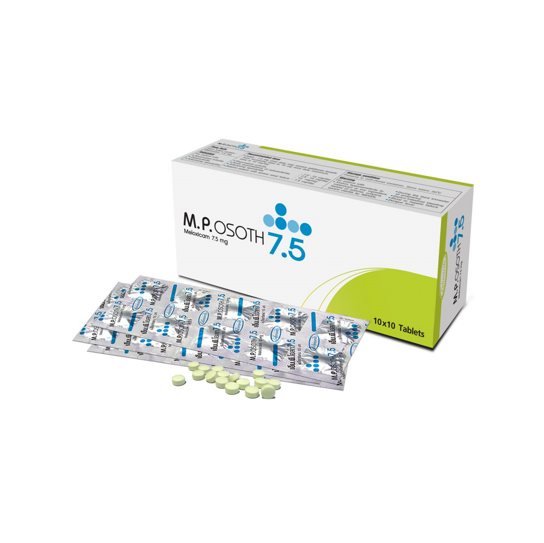 M.P.osoth 7.5mg OSOTH INTER (Box/100s) - Buymed Thailand - ซื้อยาที่บาย ...