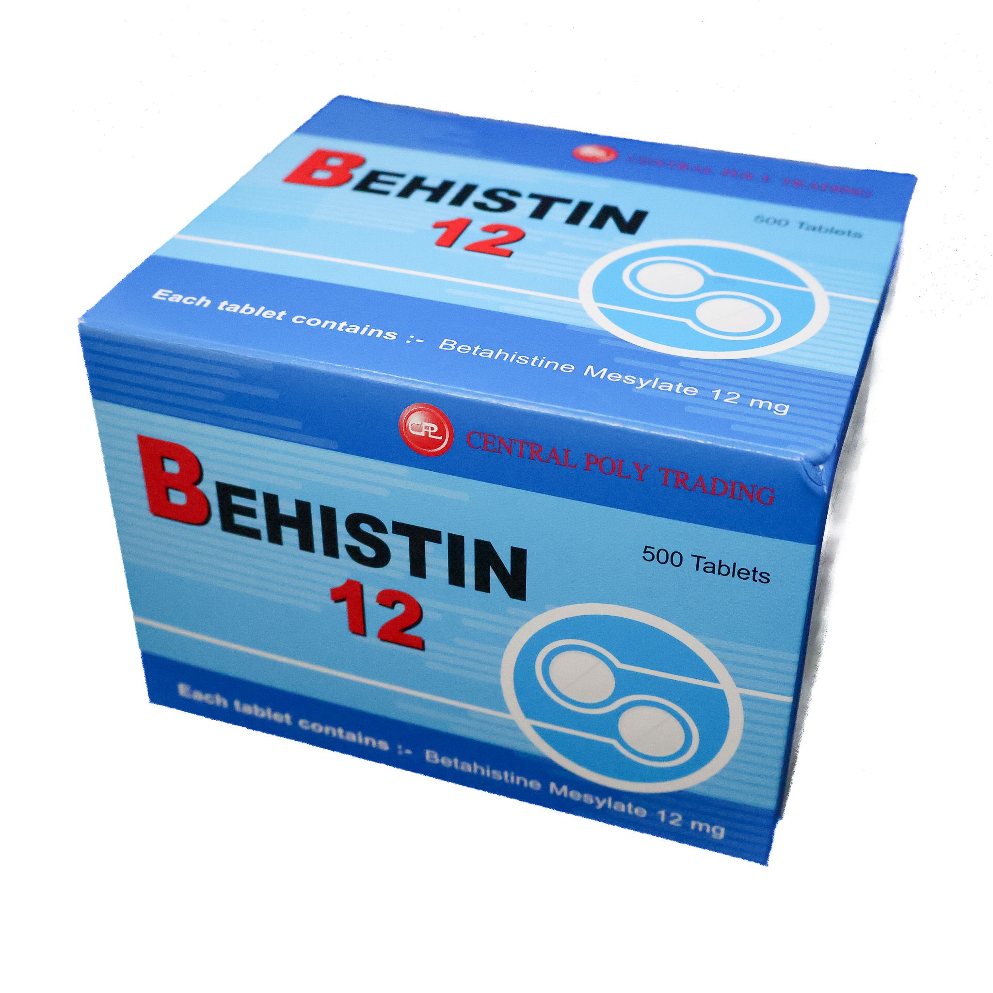 Behistin 12mg CPL (Box/500s) - Buymed Thailand - ซื้อยาที่บายเมดถูกกว่า