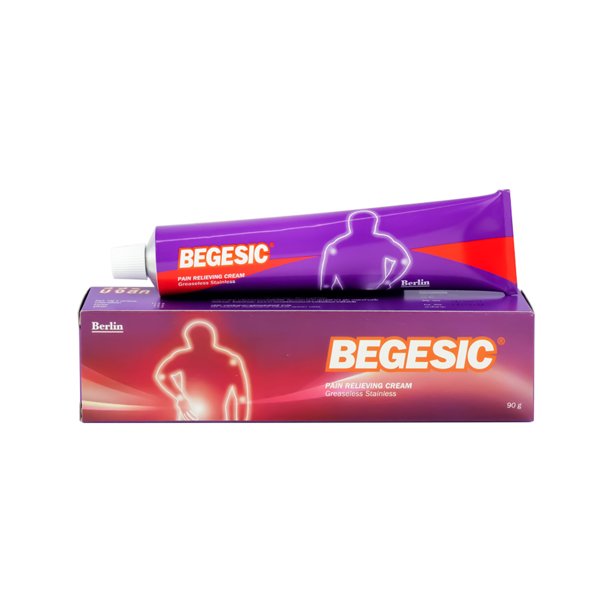 Begesic cream BERLIN (Tube/90g) - Buymed Thailand - ซื้อยาที่บายเมดถูกกว่า