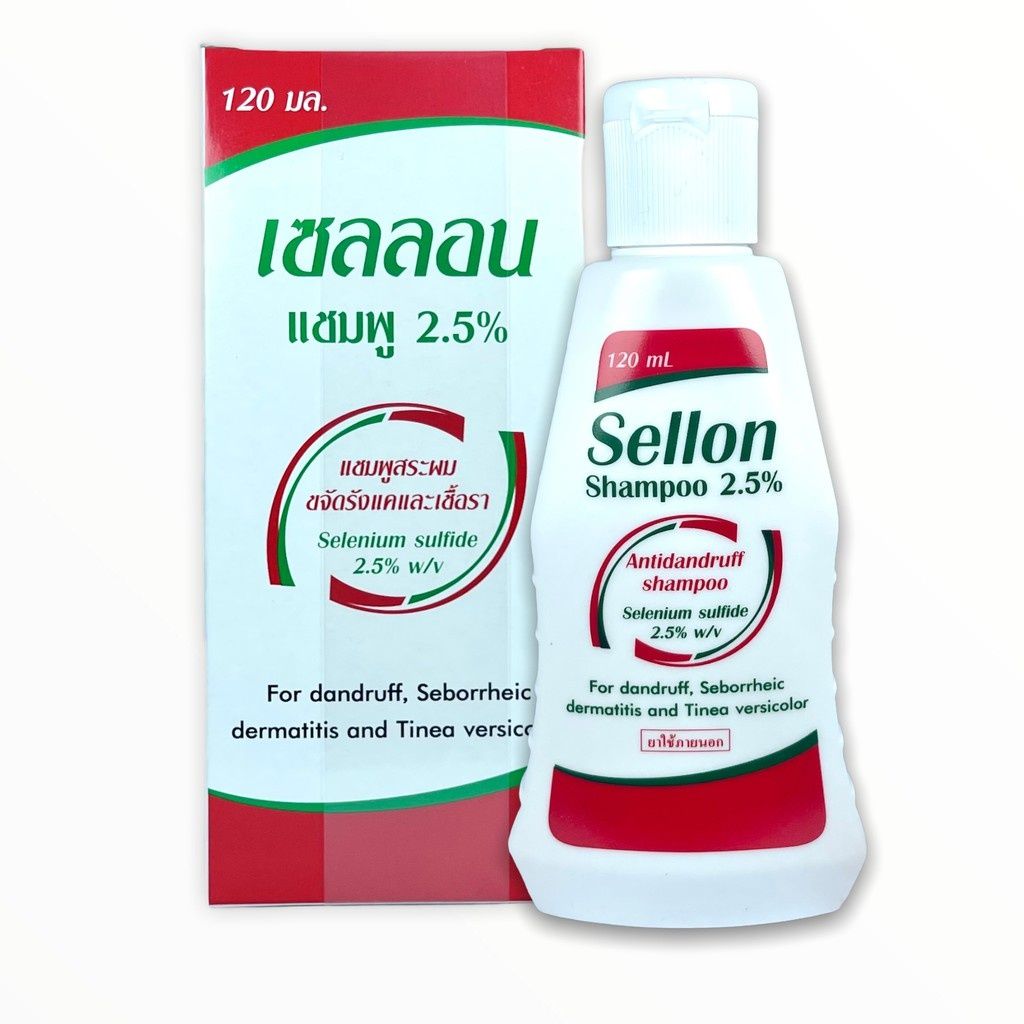 Sellon shampoo 2.5% UNISON (Bottle/120ml) - Buymed Thailand - ซื้อยาที่ ...