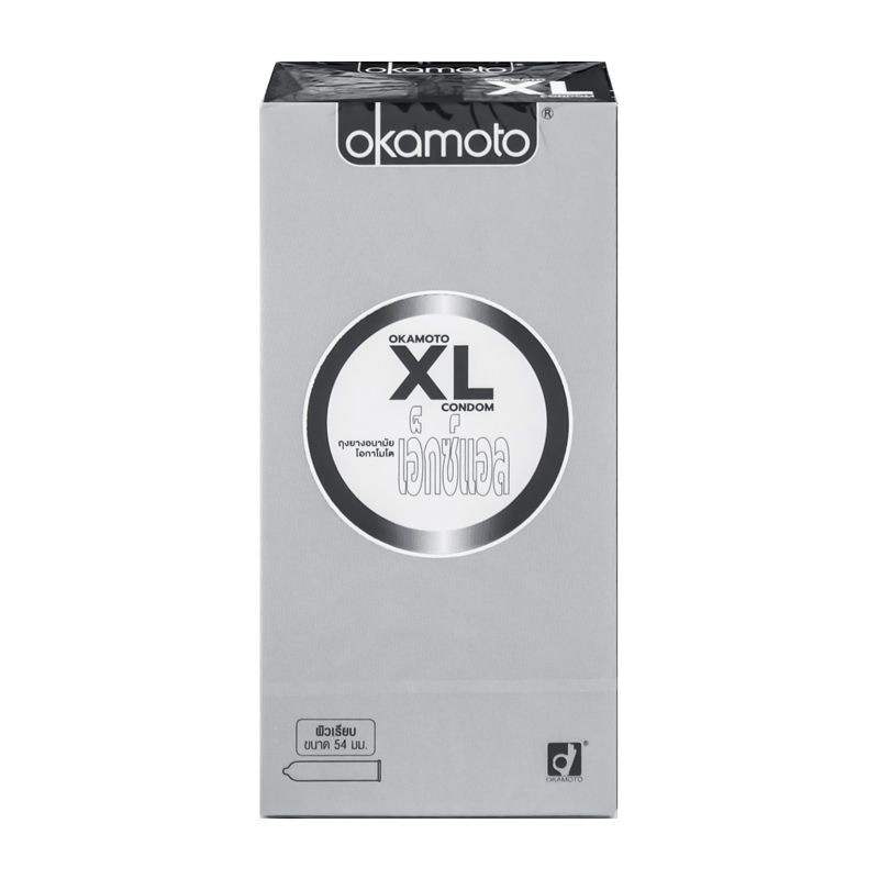 ถุงยางอนามัย Okamoto XL (54mm) ผิวเรียบ CP CONSUMER (Box/10s) - Buymed ...