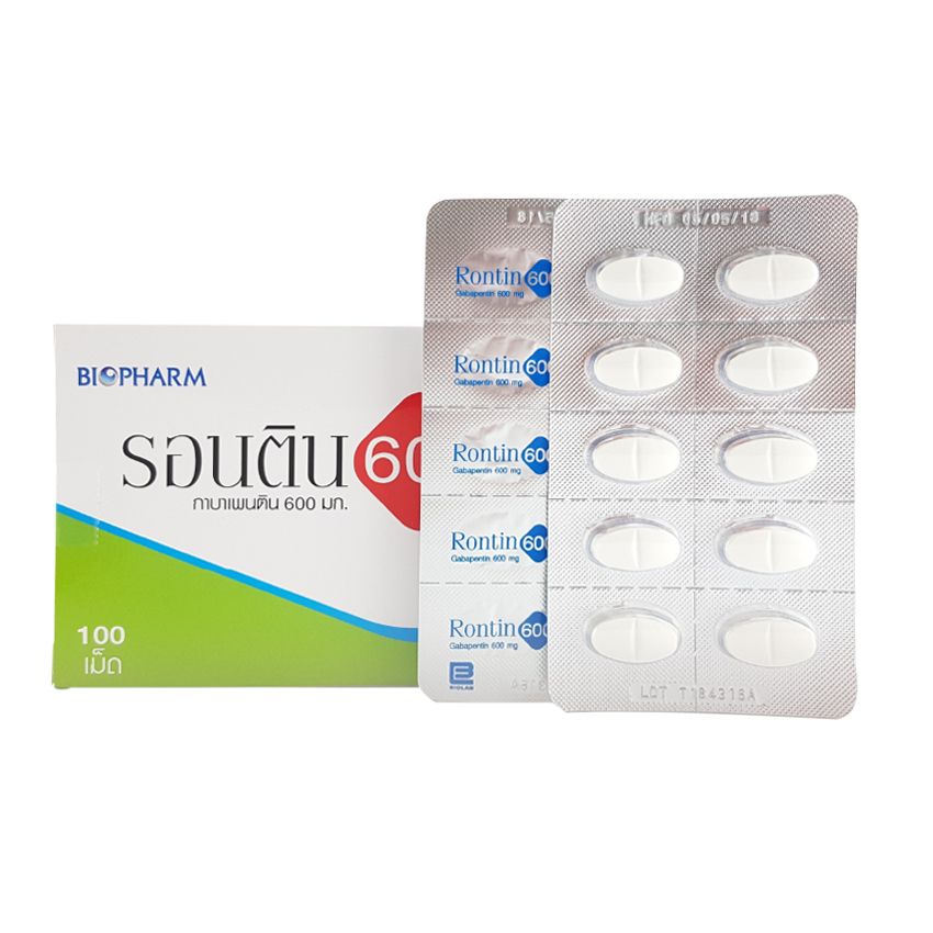 Rontin 600mg BIOPHARM (Box/10s/10s) - Buymed Thailand - ซื้อยาที่บายเมด ...