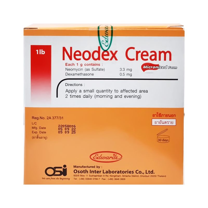 Neodex cream OSOTH INTER (Jar/1lb) - Buymed Thailand - ซื้อยาที่บายเมด ...