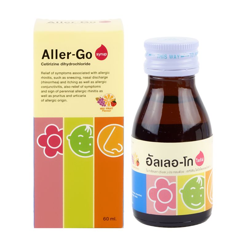 Aller-Go Syrup 5mg/5ml TCP (Bottle/60ml) - Buymed Thailand - ซื้อยาที่ ...