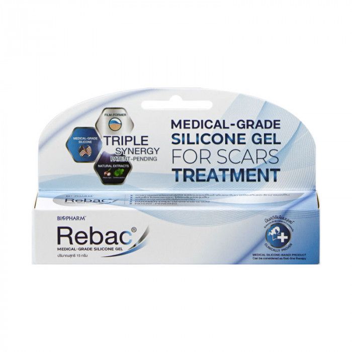 Rebac Silicone gel BIOPHARM (Tube/15g) - Buymed Thailand - ซื้อยาที่บาย ...